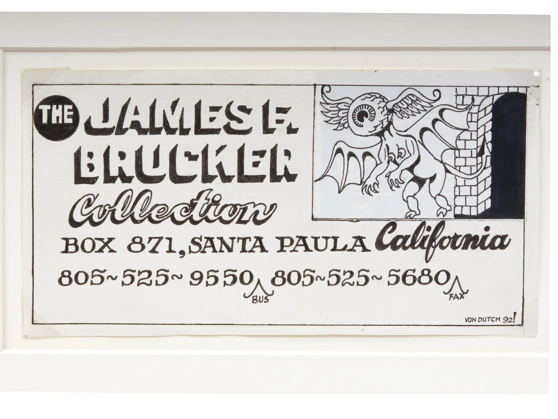 Von Dutch - The James F. Brucker Collection | The Brucker Collection ...