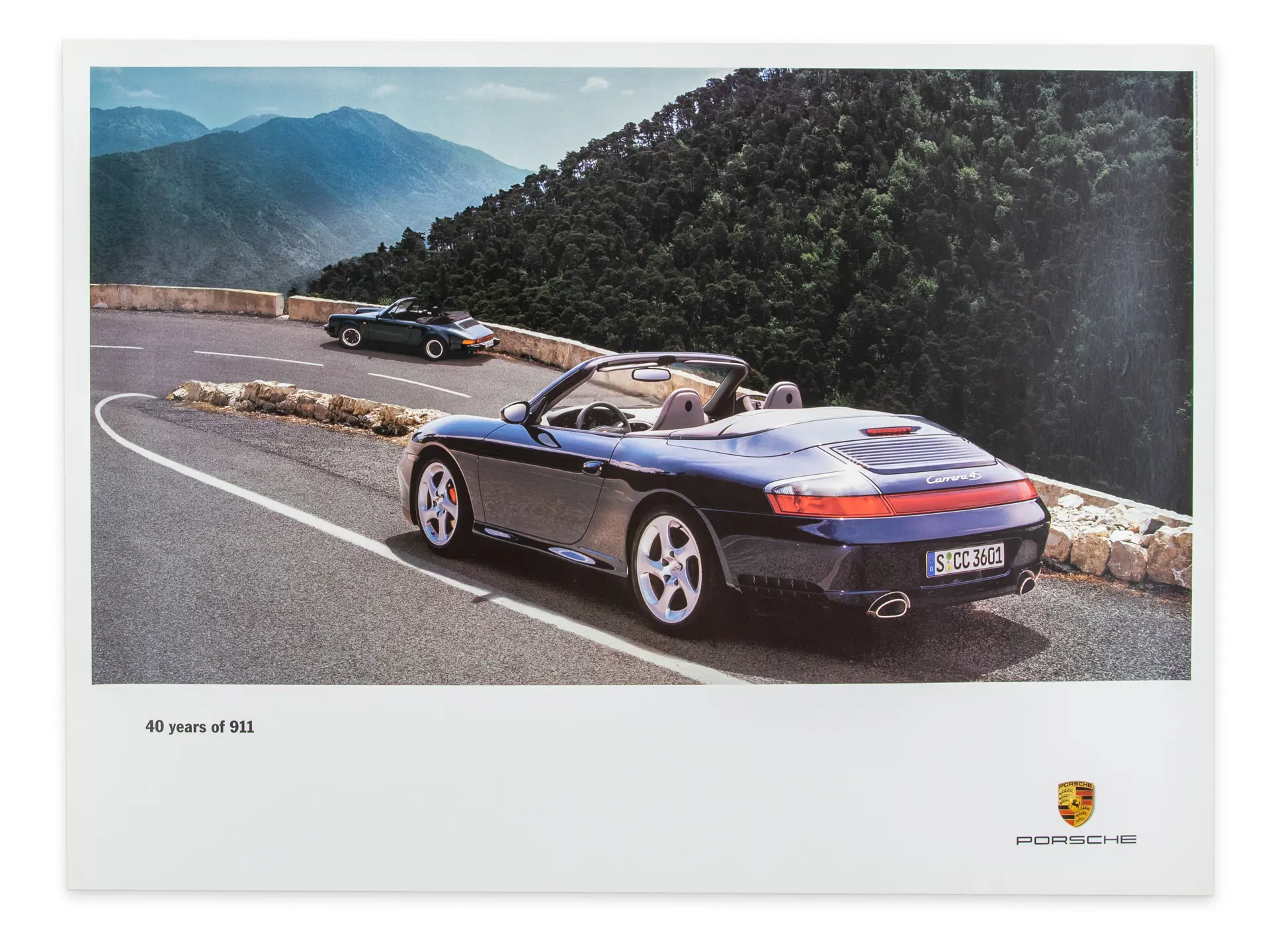 “40 years of 911” Porsche Advertising Poster | The White Collection ...