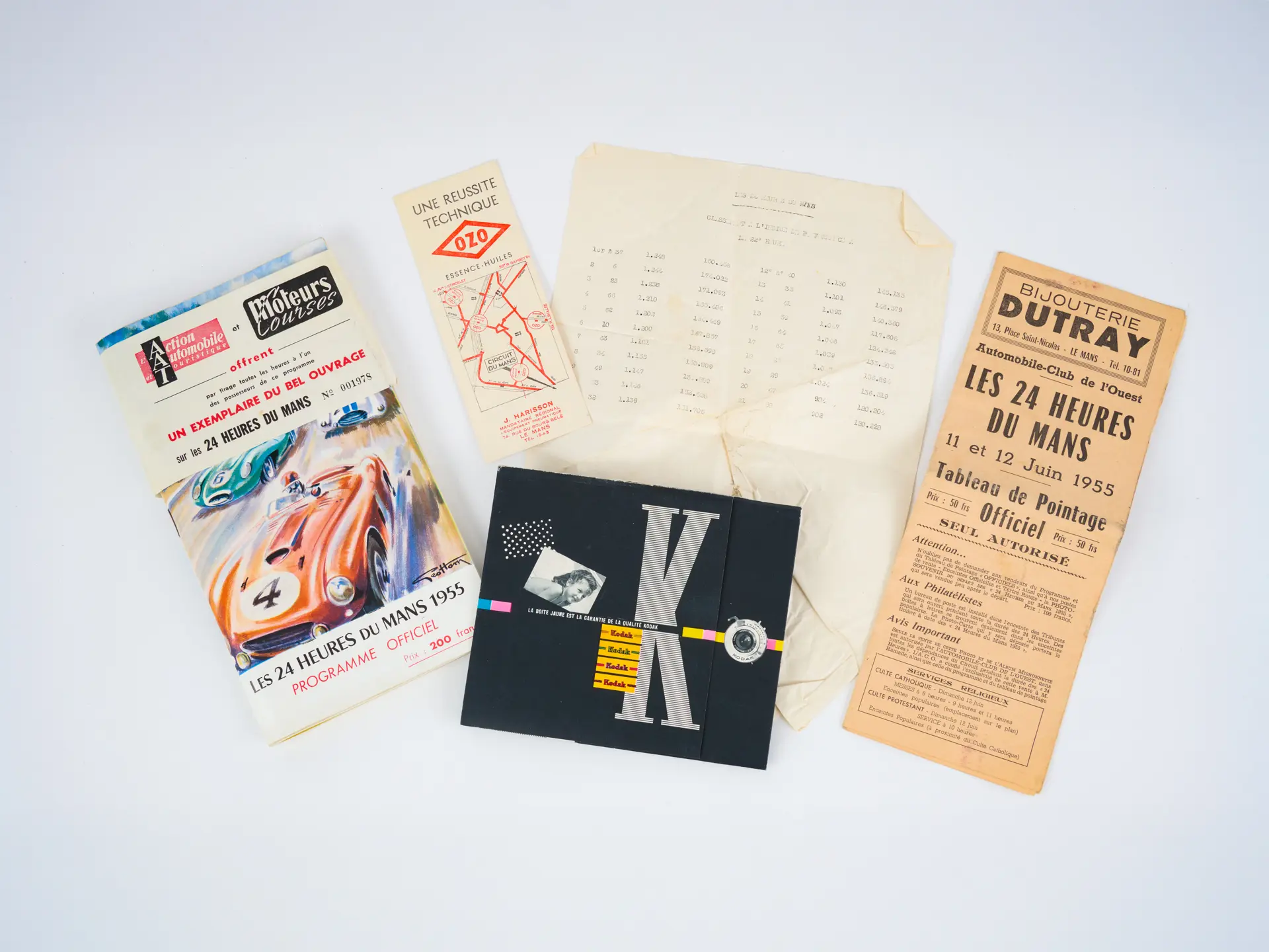 1955 24 Heures du Mans Race Programme | The February Memorabilia Sale ...