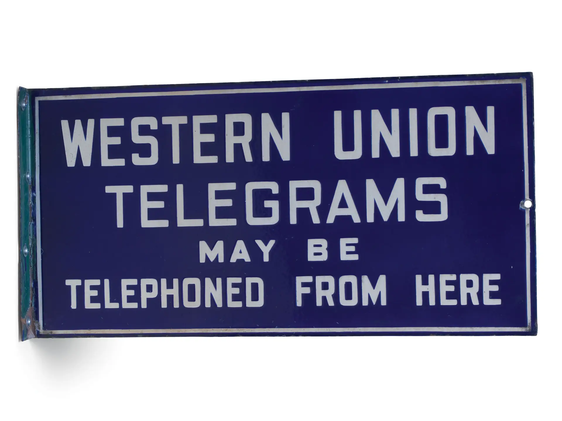 Western Union Telegrams Flange Sign | The Astor Collection | RM Sotheby's