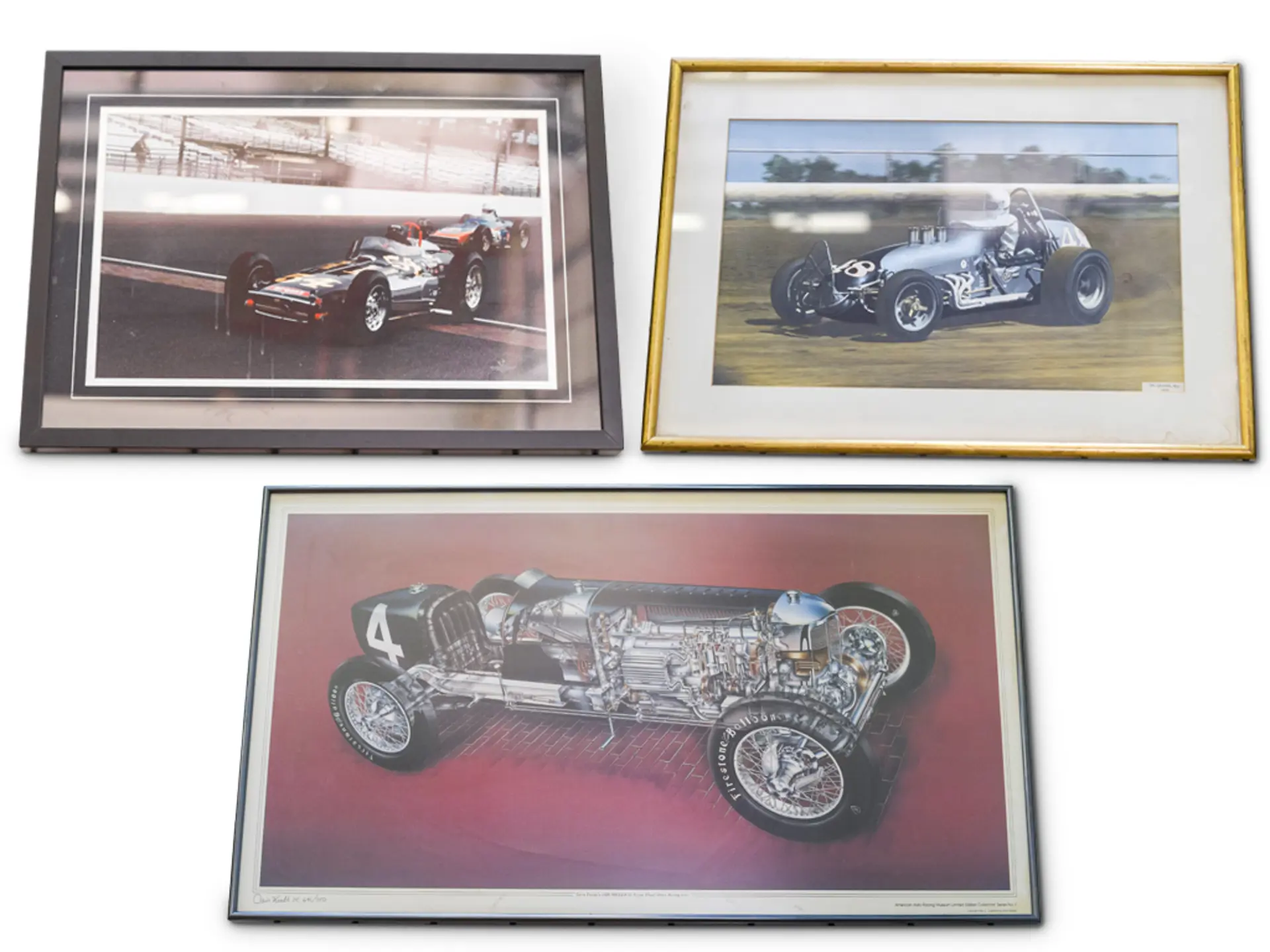 Dave Kimball Miller 91 Cutaway and Two Race Photographs | Auburn Fall ...