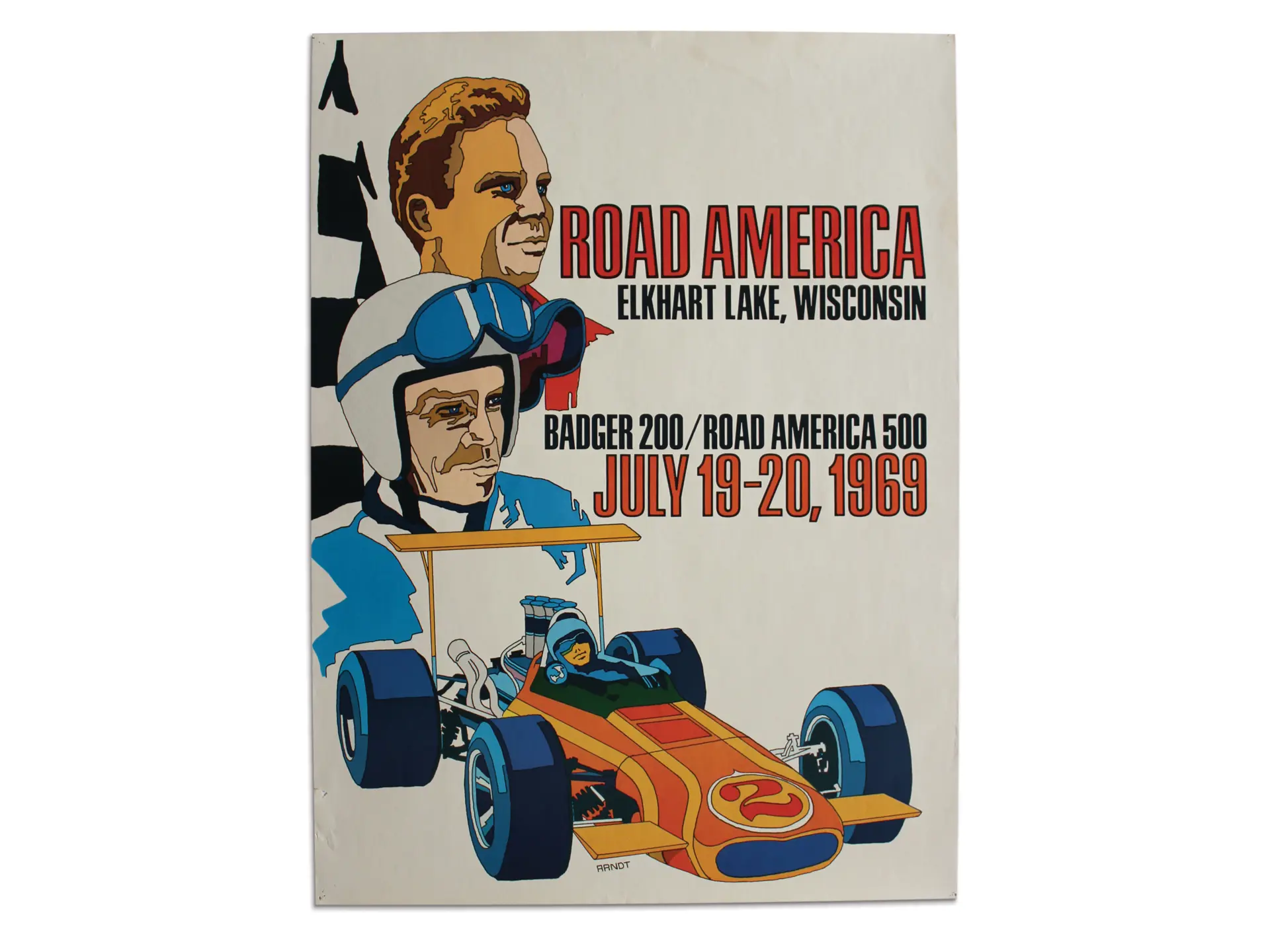 "Road America Elkhart Lake, Wisconsin July 19-20, 1969" Vintage Event ...