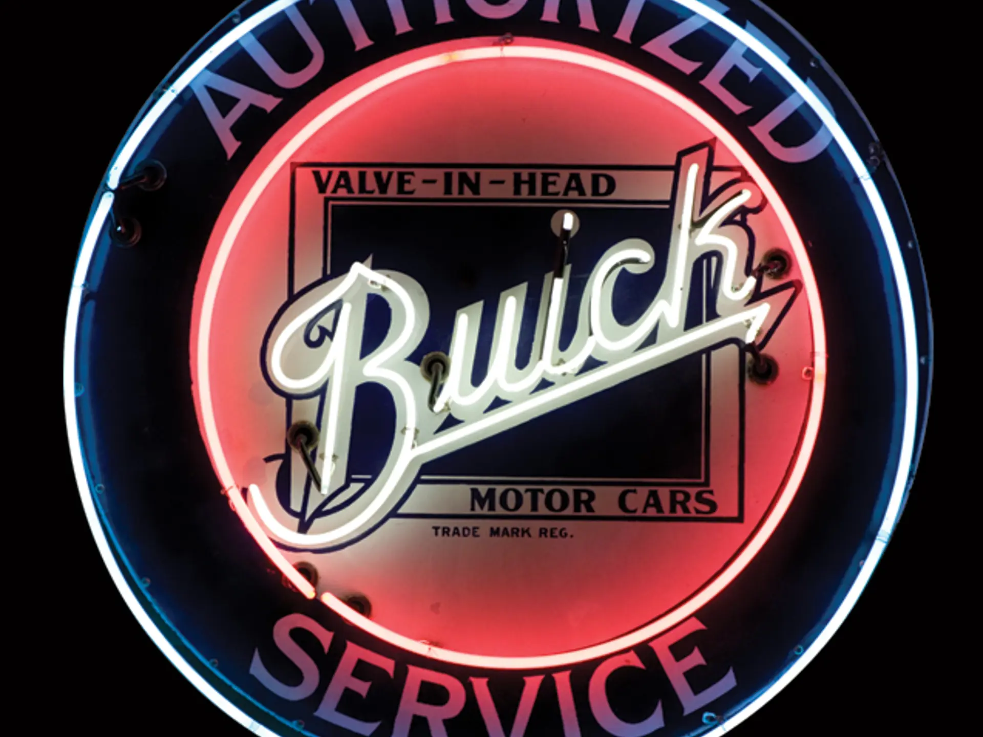 Buick Authorized Service Neon Sign | Vintage Motor Cars of Hershey 2009 ...