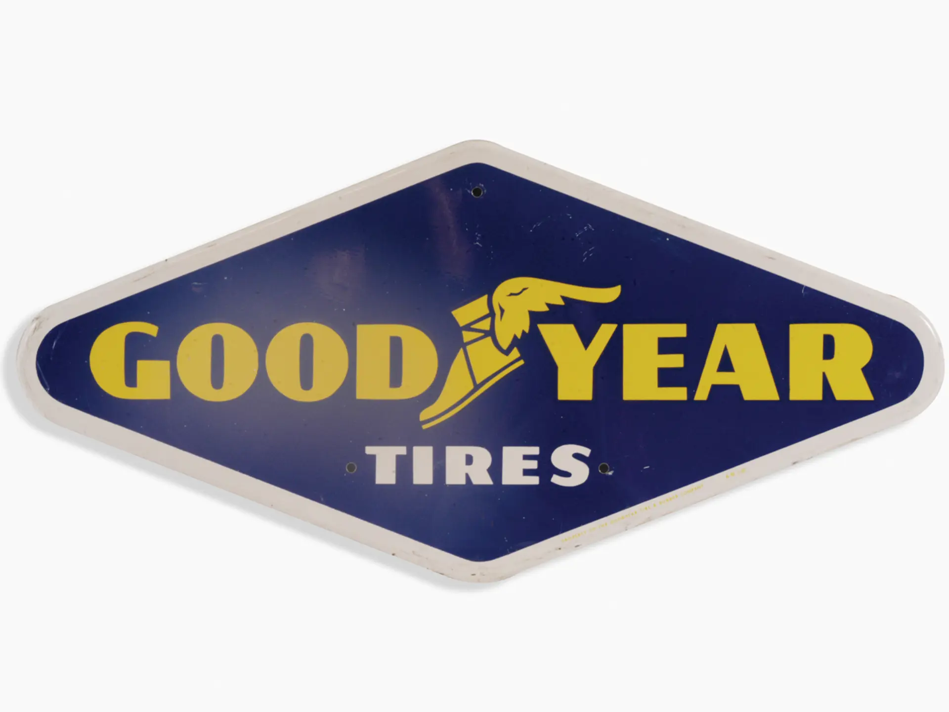GOODYEAR TIRES FLANGE SIGN | The Ponder Collection | RM Sotheby's