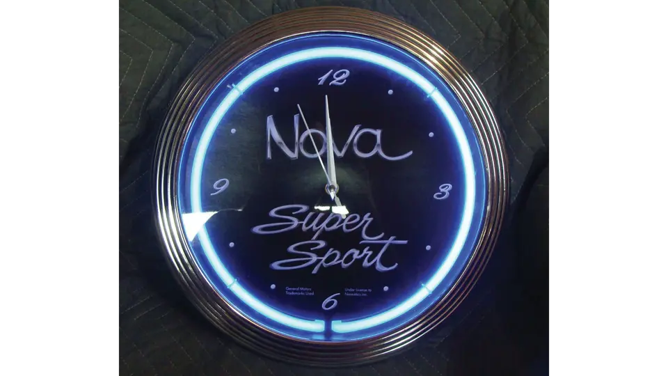 Nova Super Sport Neon Clock (16" Round) | Fall Carlisle 2013 | RM Sotheby's