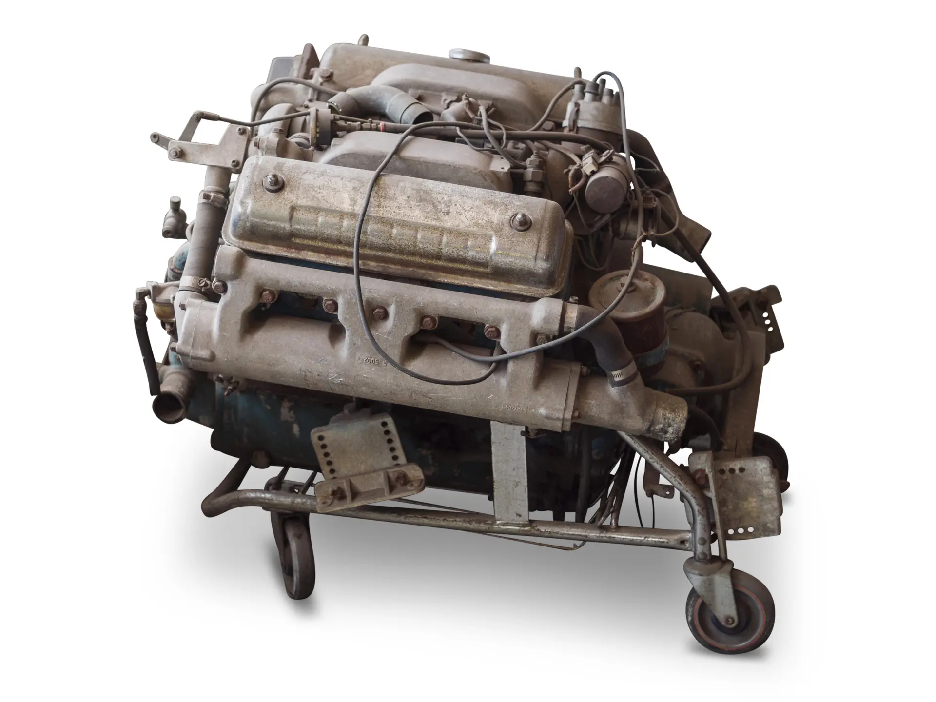 Interceptor V-8 Marine Engine With Dual 1953 Carter Corvette ...