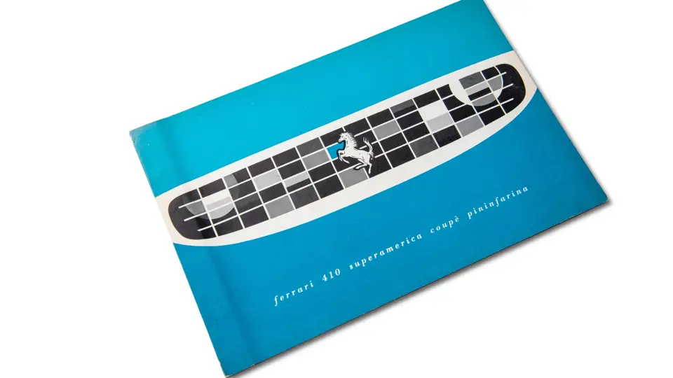 Ferrari 410 Superamerica Coupé Pininfarina Specification Brochure ...