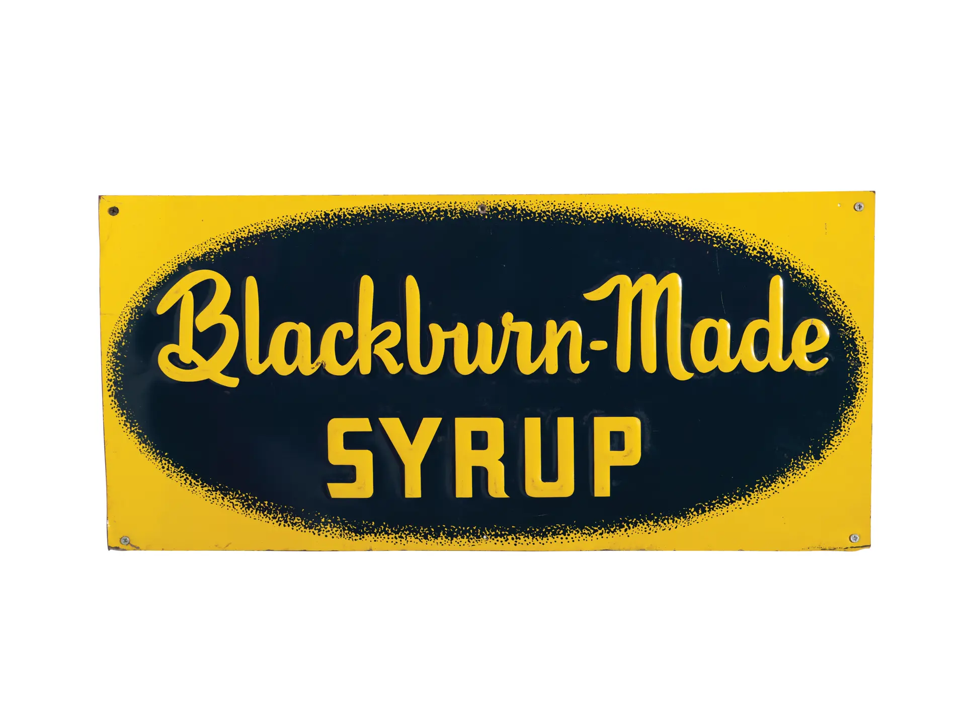 Blackburn-Made Syrup Embossed Tin Sign | The Dingman Collection | RM ...
