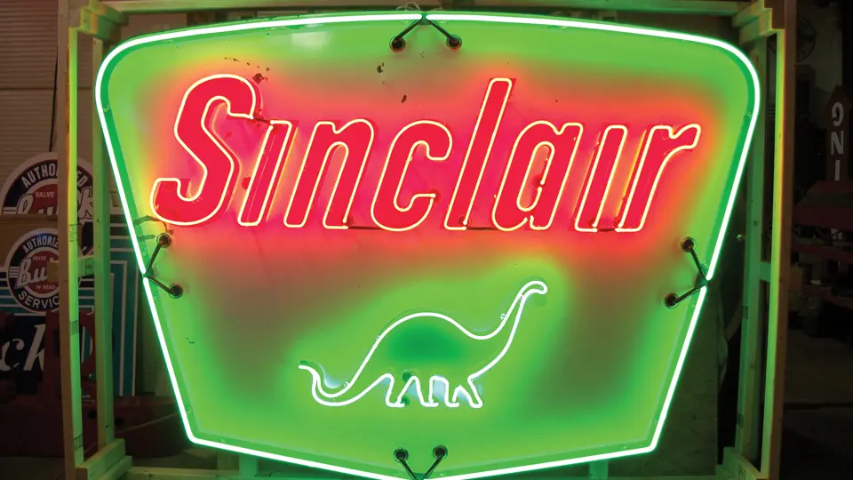 Sinclair 7ft high x 5ft Original Porcelain | Auburn Fall 2015 | RM ...