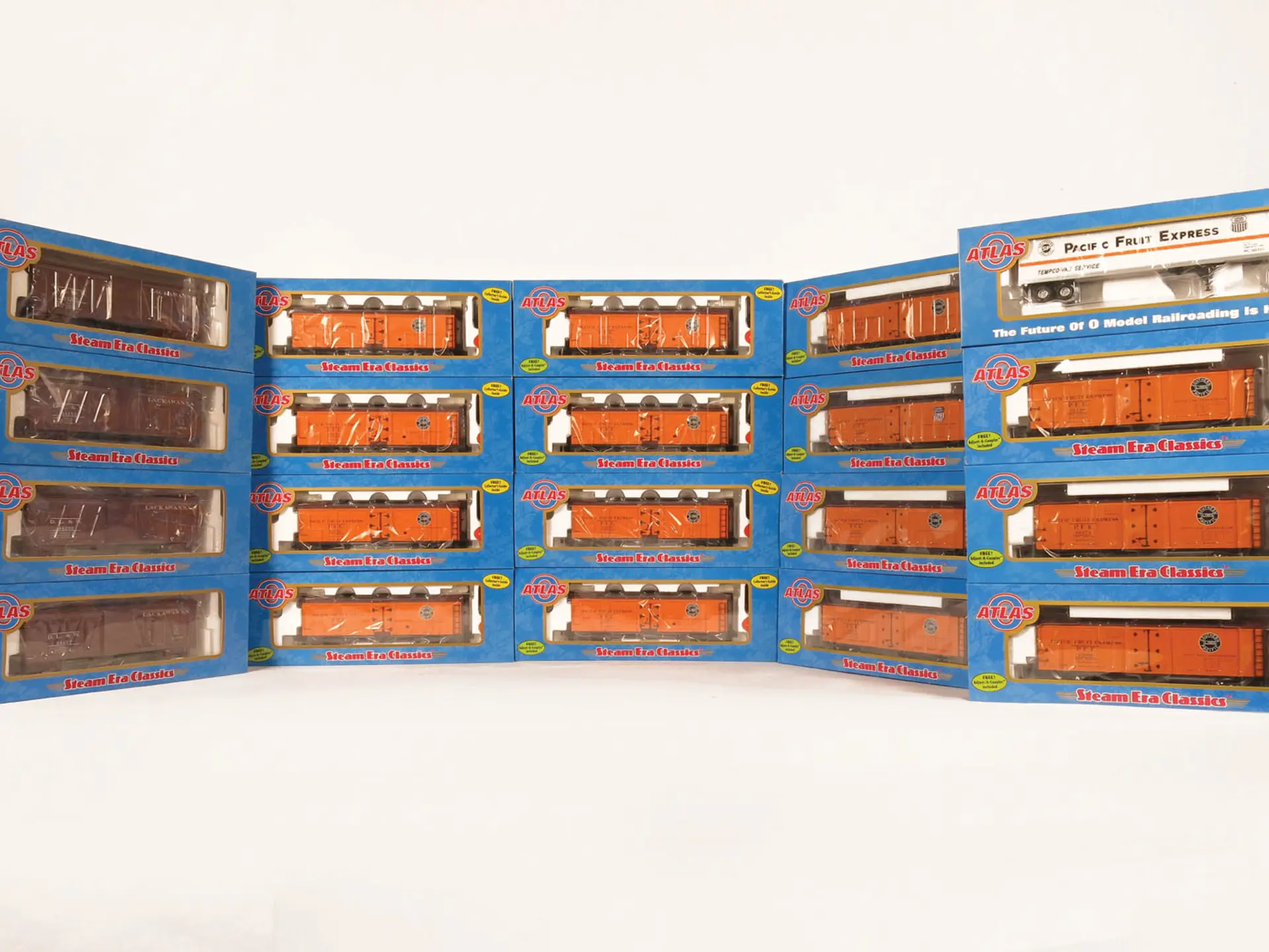 Atlas O Gauge Reefer Car Set of Eight, Reefer Car Set of Seven, One ...