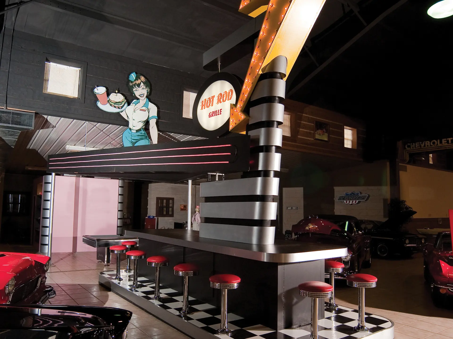 “Hot Rod Grille” Diner and Display | The Milton Robson Collection | RM ...