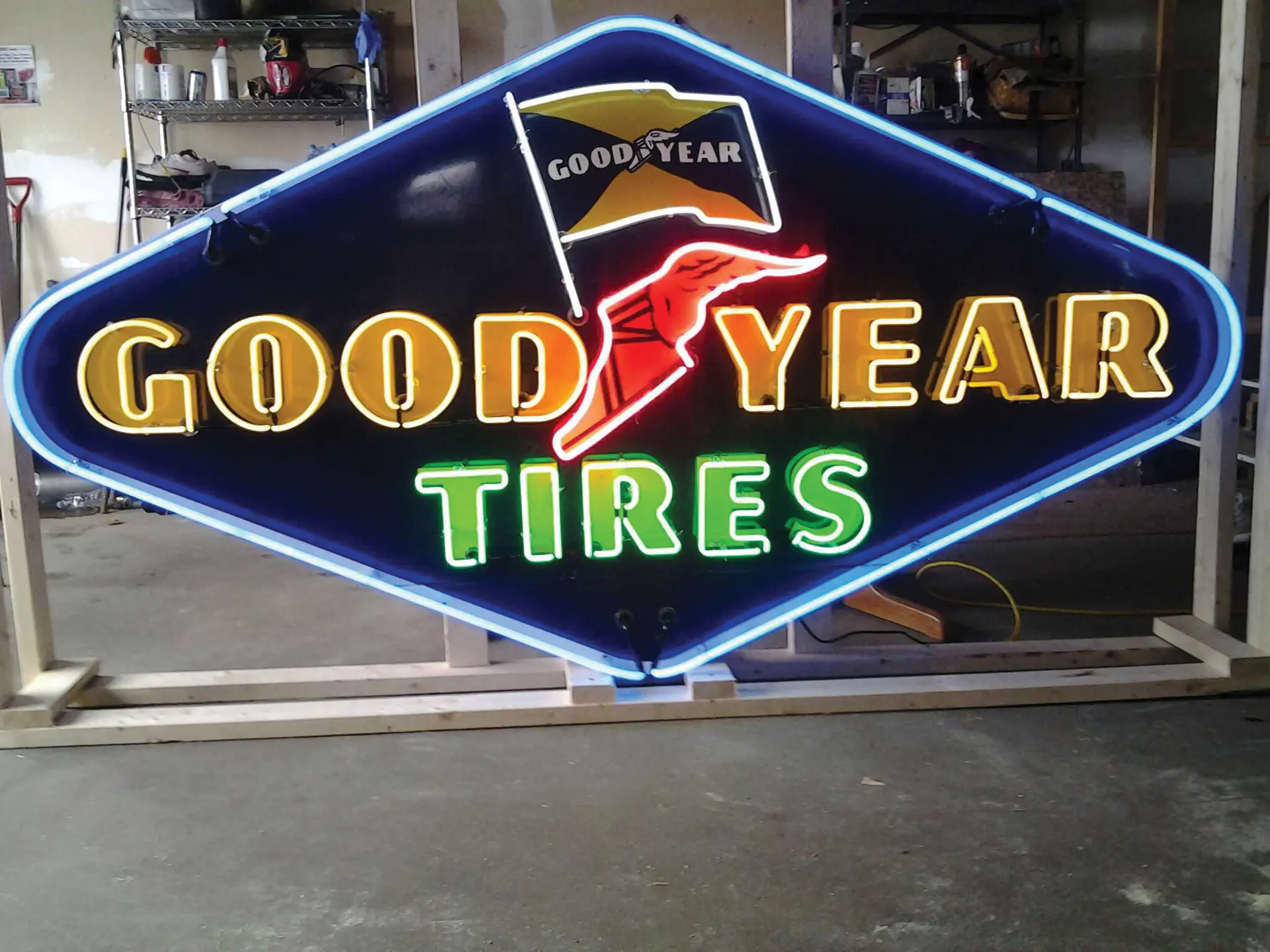 Goodyear Tires Neon Sign, 60X96in, original, SSPN | Fort Lauderdale ...