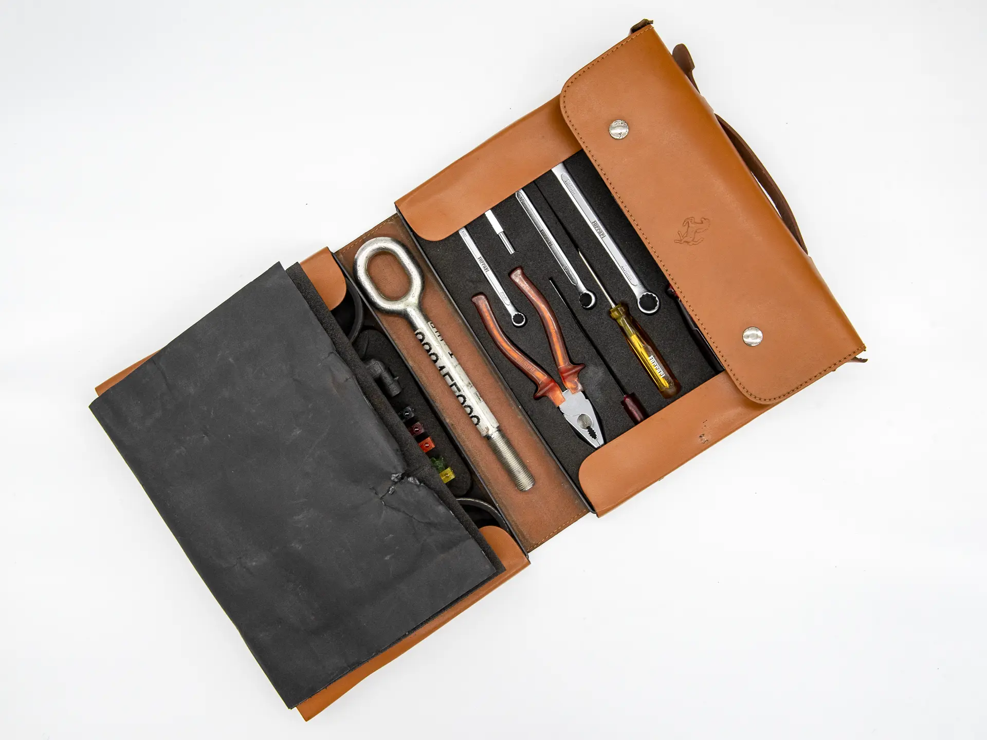 Ferrari 430 Tool Kit in Schedoni Leather Case | Open Roads, April 2021 ...