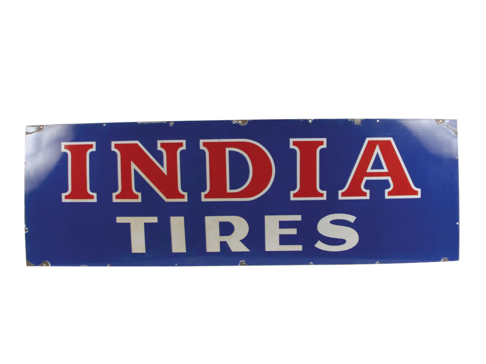 INDIA TIRES SIGN | Private Collection of Tom & Marlene Stackhouse | RM ...