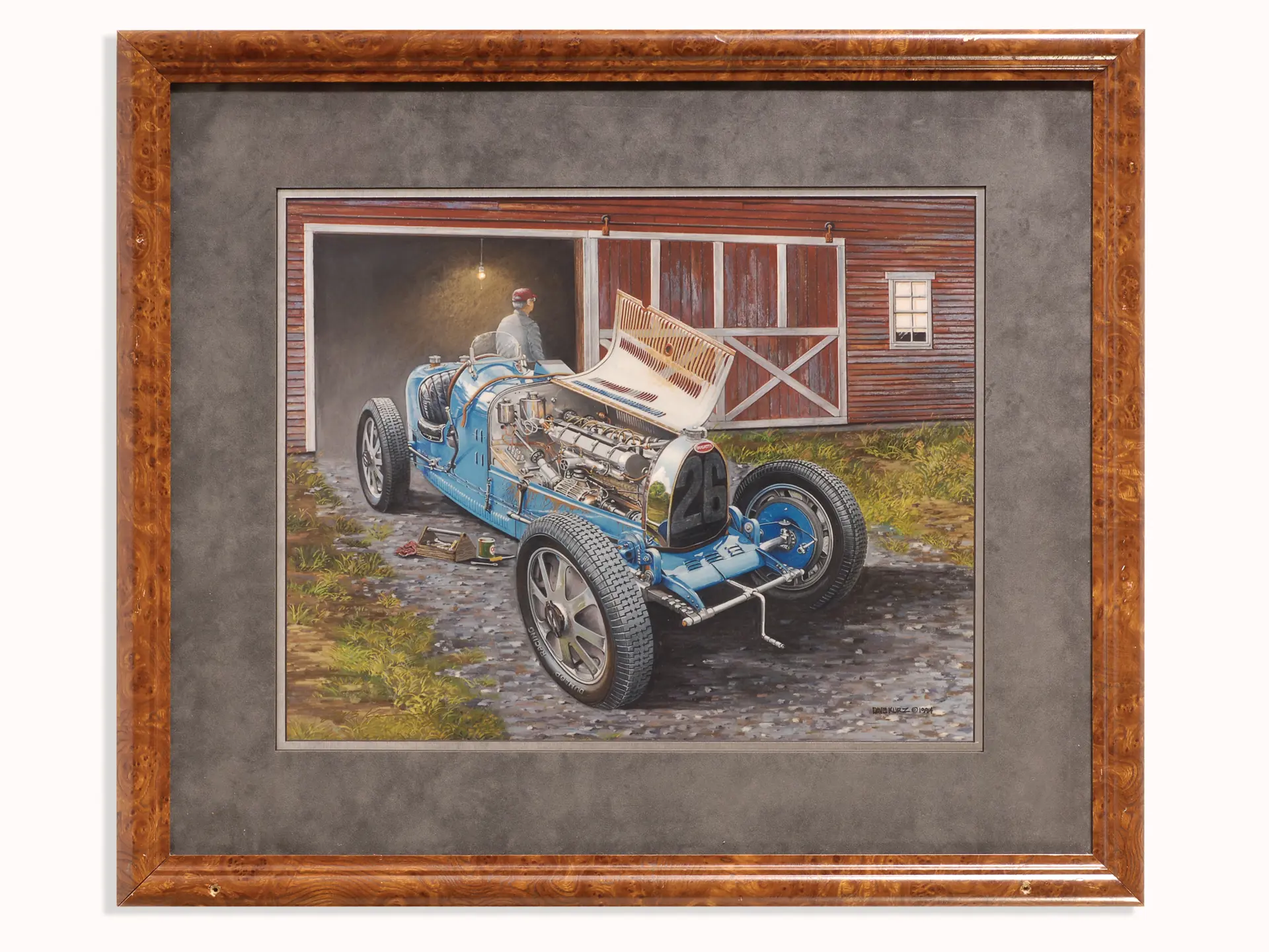 FRAMED BUGATTI PRINT | The Ponder Collection | RM Sotheby's