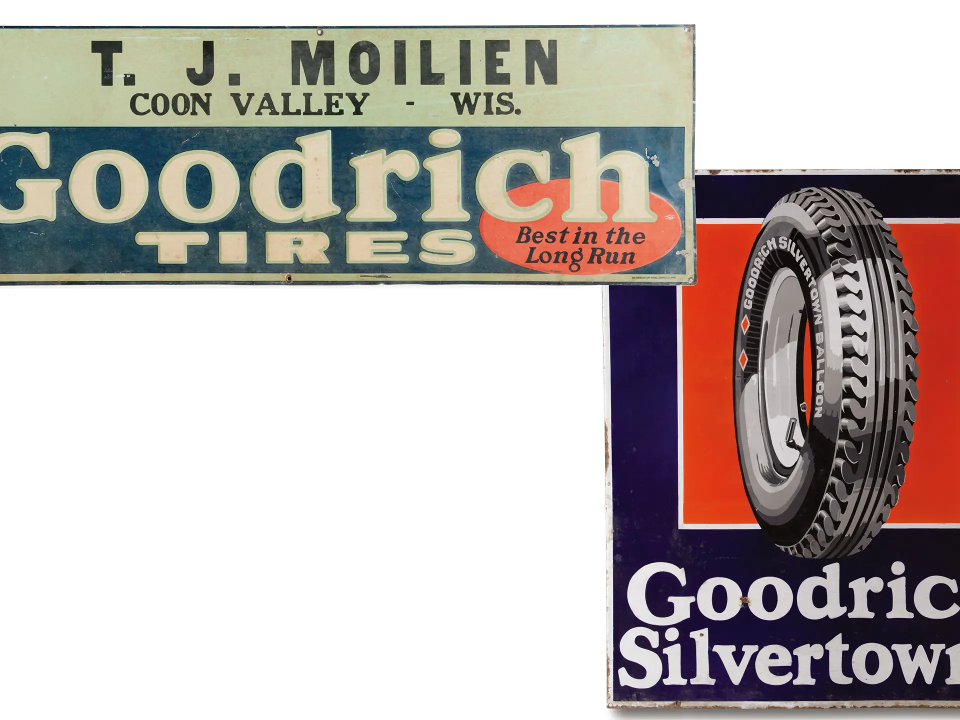 Two Goodrich Signs | The Dingman Collection 2012 | RM Sotheby's