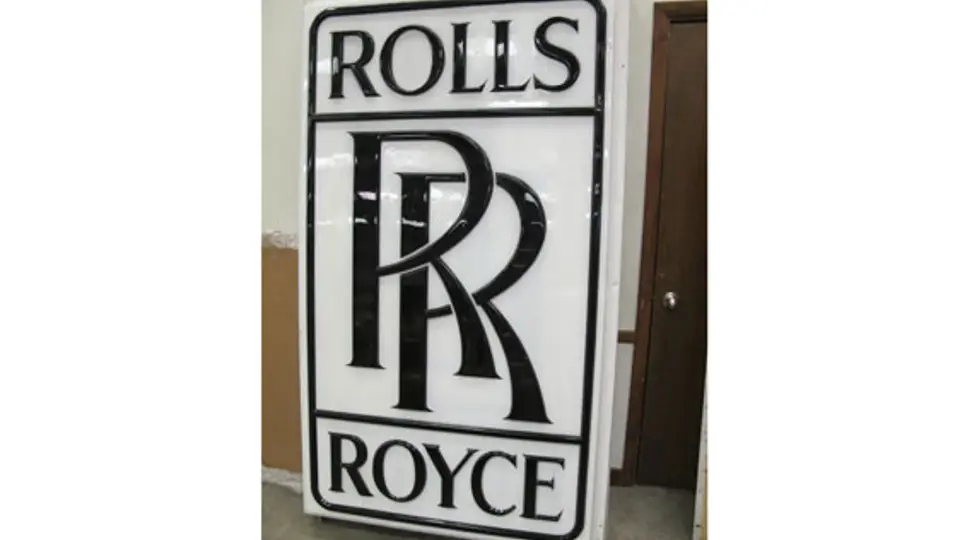 Rolls-Royce Illuminated Sign Double Sided Sign | Auburn Fall 2012 | RM ...