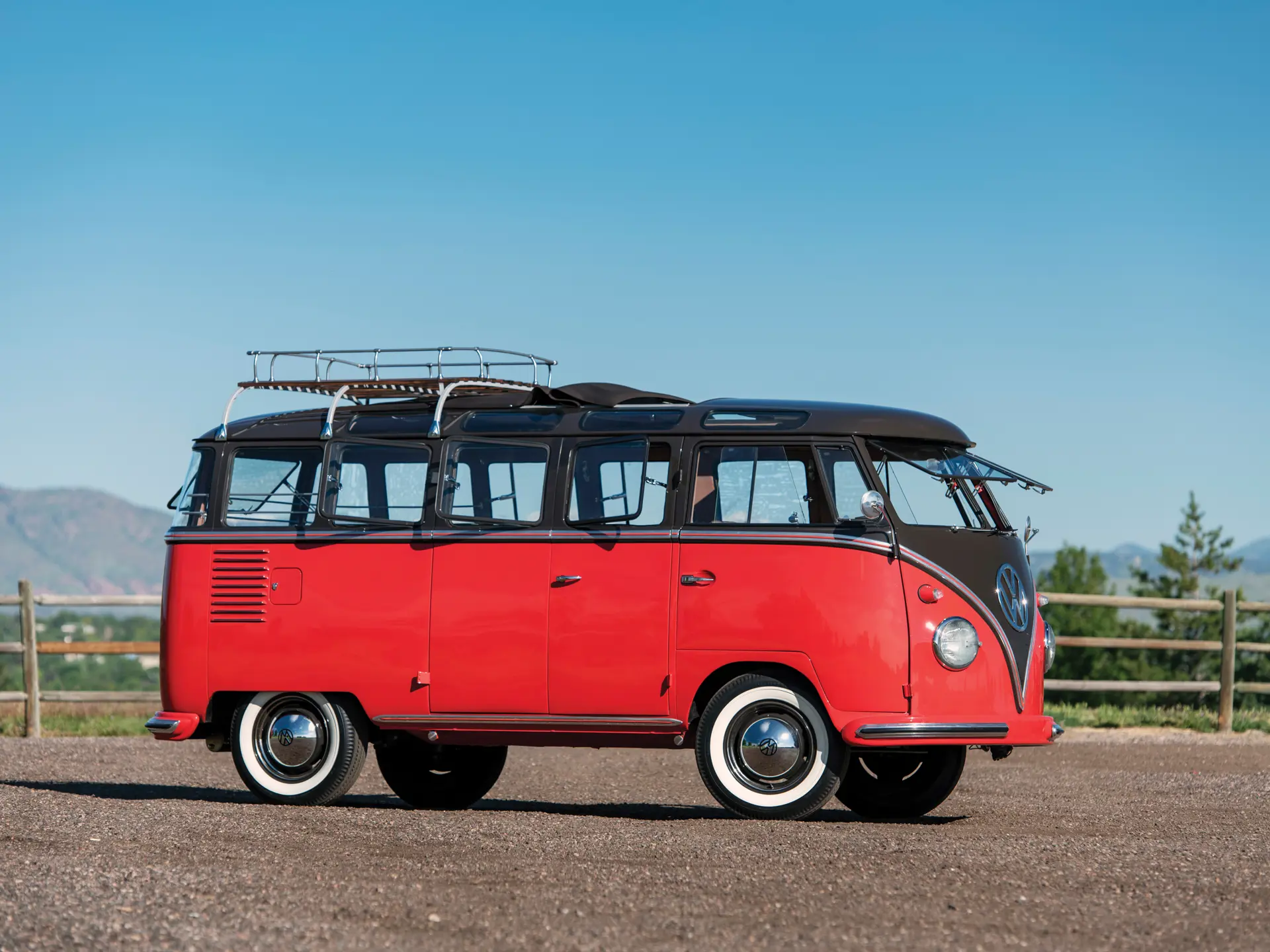 1956 Volkswagen Deluxe '23-Window' Microbus | Monterey 2019 | RM Sotheby's