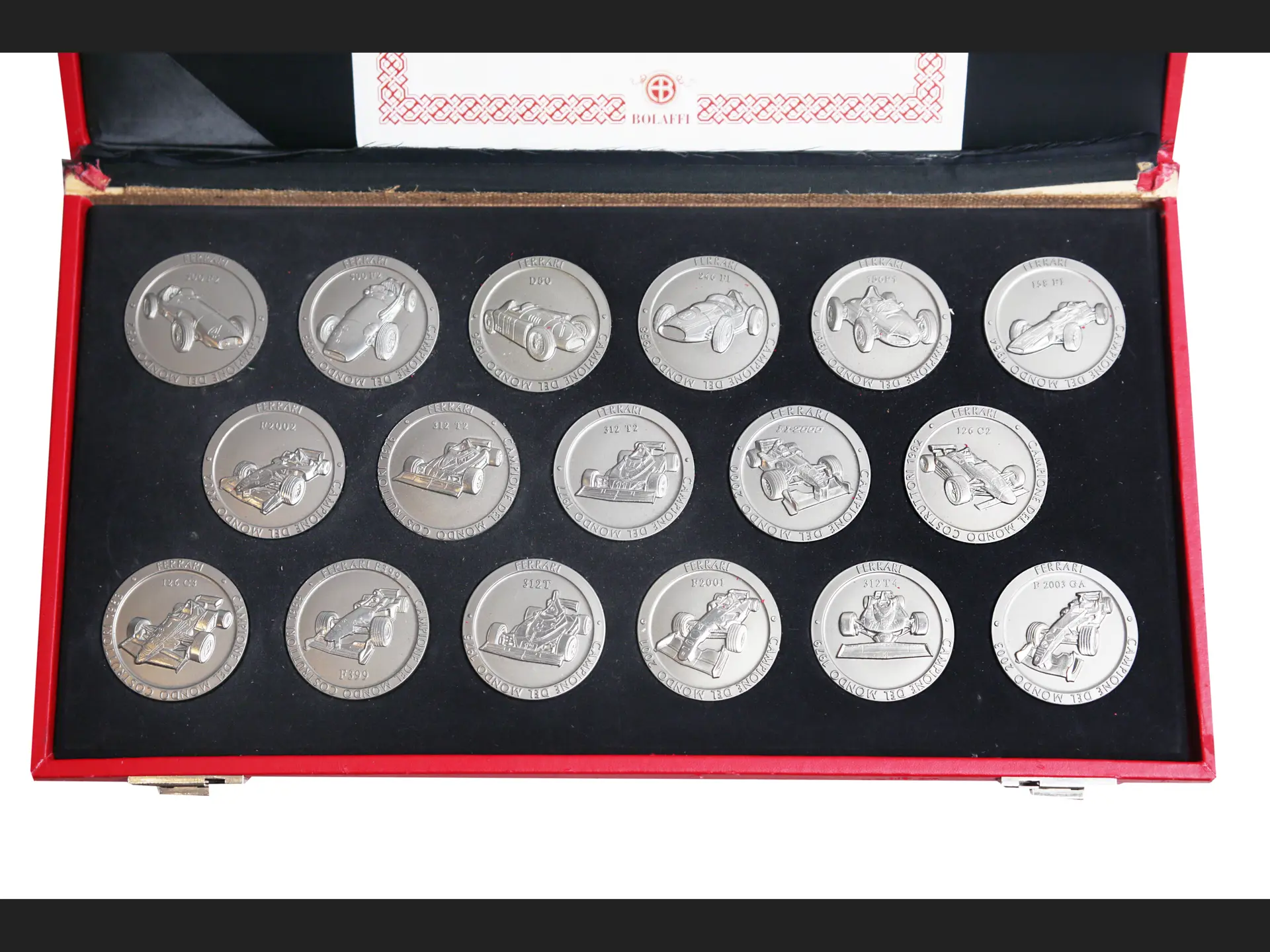 Ferrari Greatest Victories Titanium Medals | Open Roads, May | RM Sotheby's