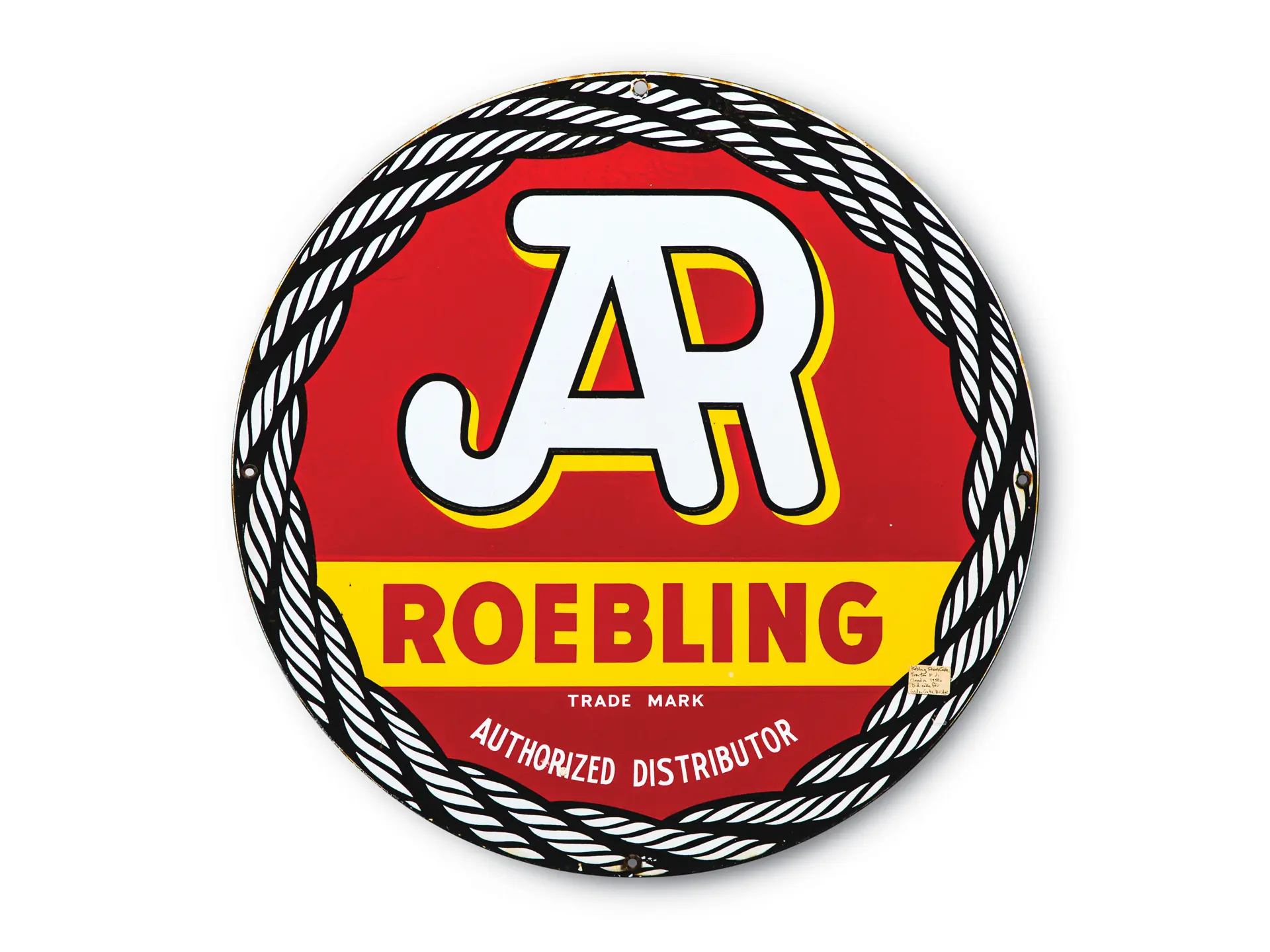 JAR Roebling Authorized Distributor Sign | Auburn Spring 2019 | RM ...