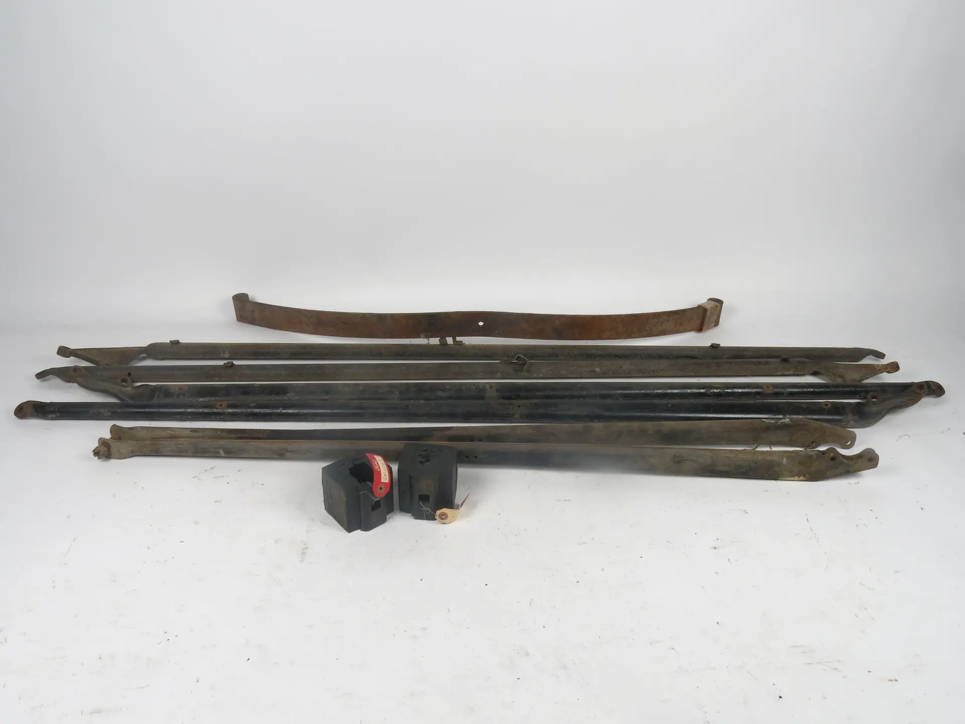 Circa 1933 - 1941 Ford rear axle radius rods, rear spring main leaf and ...