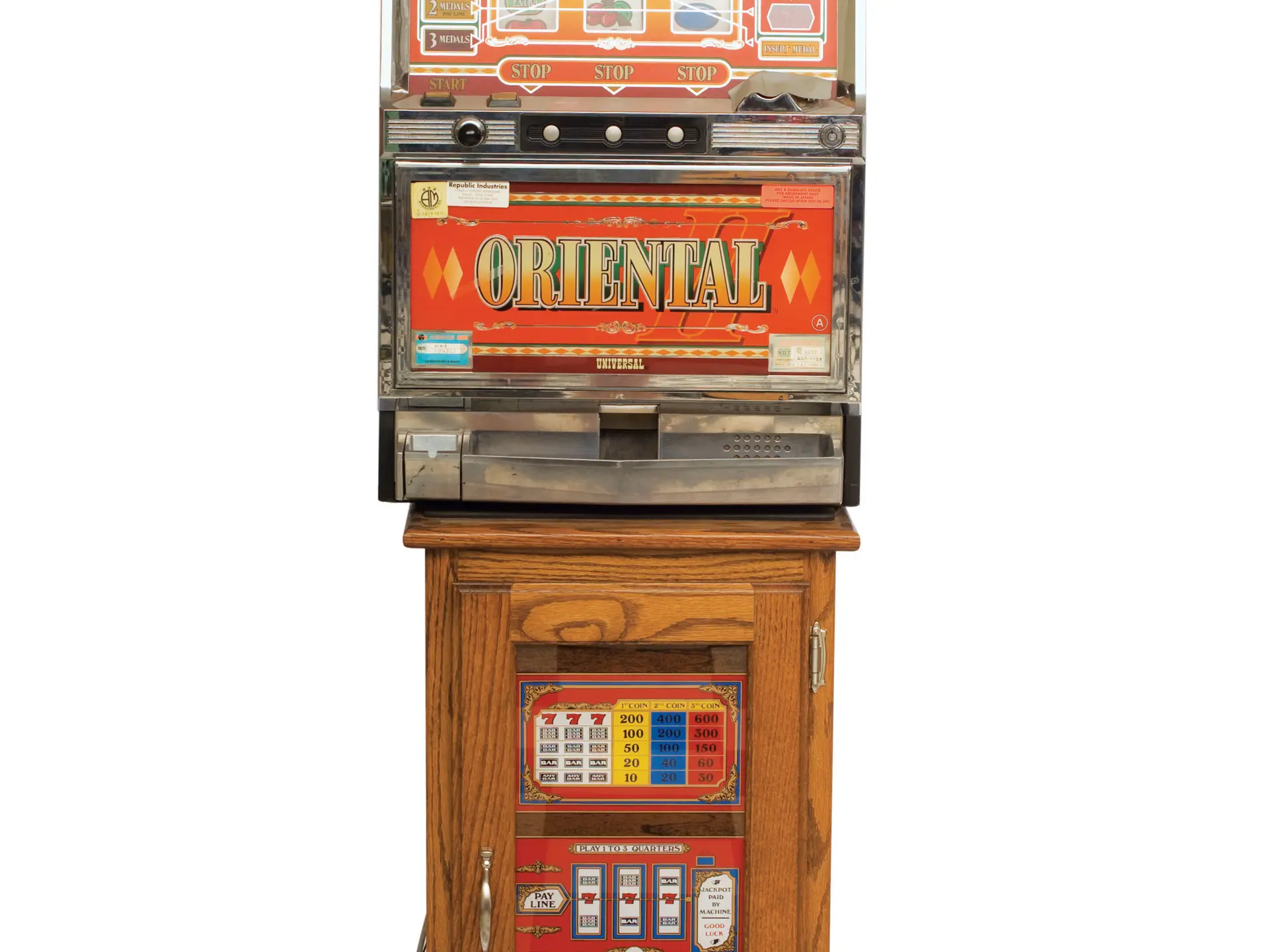 Japanese Slot Machine | The Al Wiseman Collection | RM Sotheby's