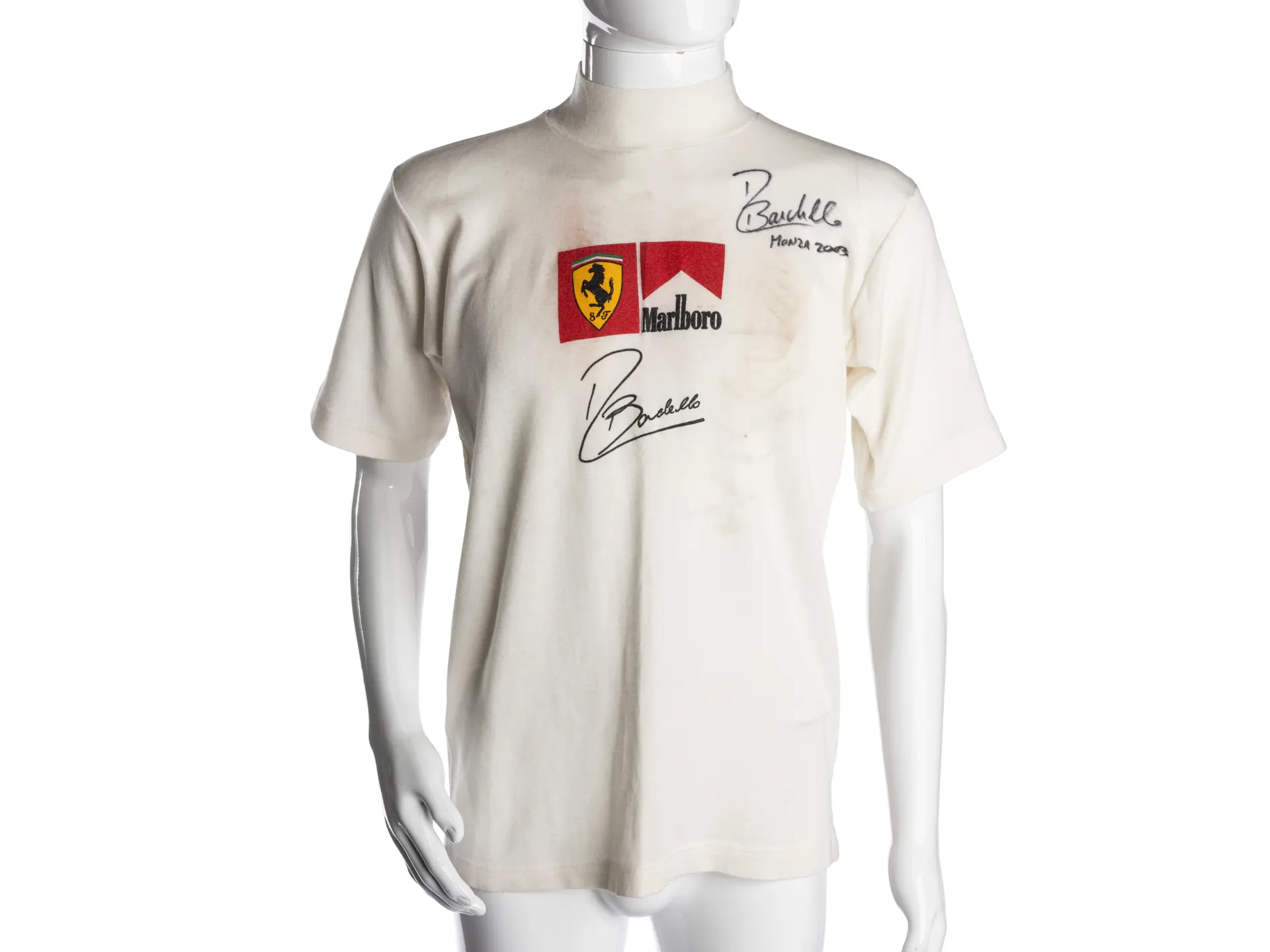 2003 Rubens Barrichello Scuderia Ferrari Formula 1 Nomex Signed ...