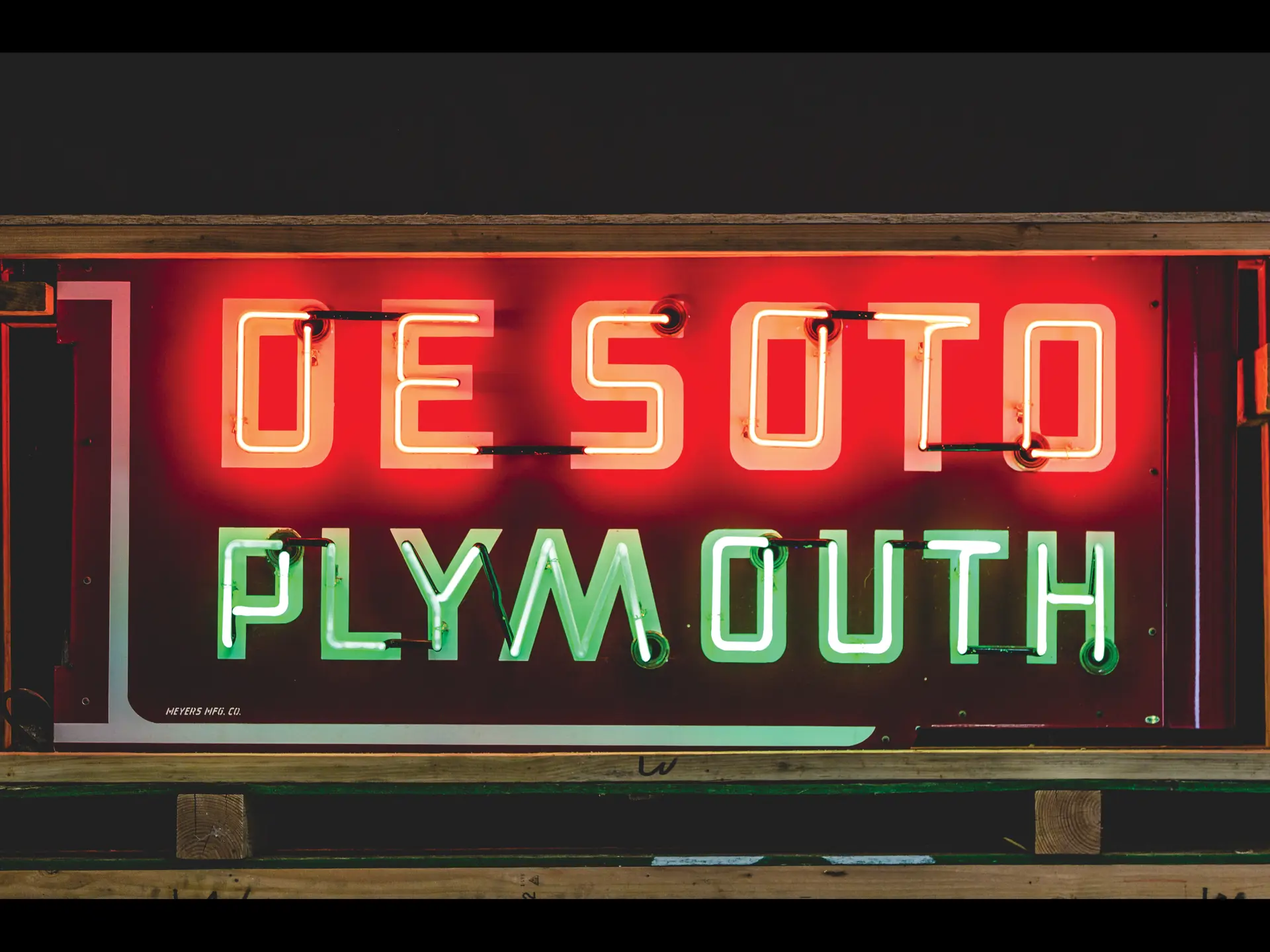 Desoto Plymouth Neon Sign | Auburn Spring 2019 | RM Sotheby's