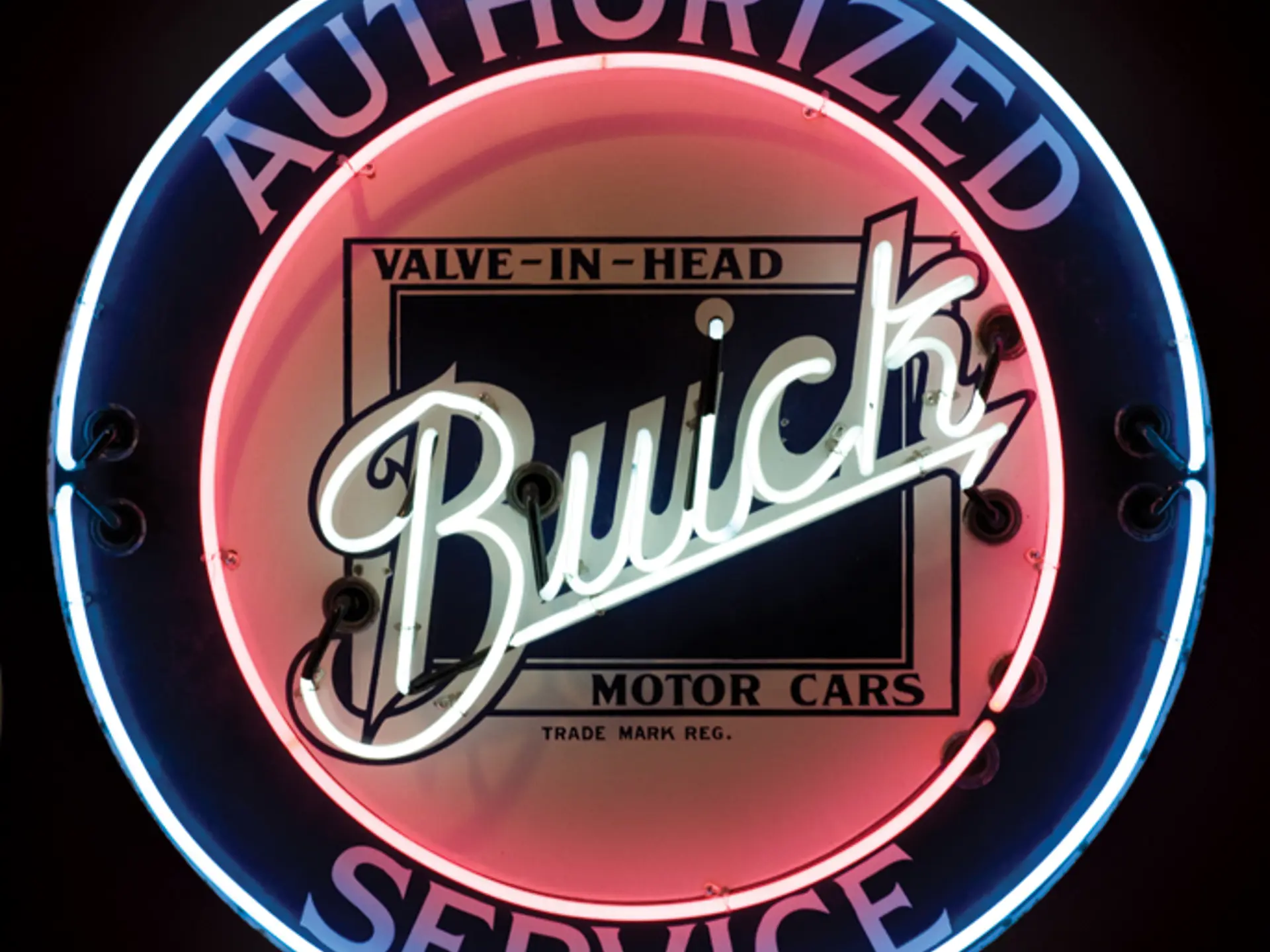 Buick Authorized Service Neon Sign | Vintage Motor Cars of Hershey 2009 ...