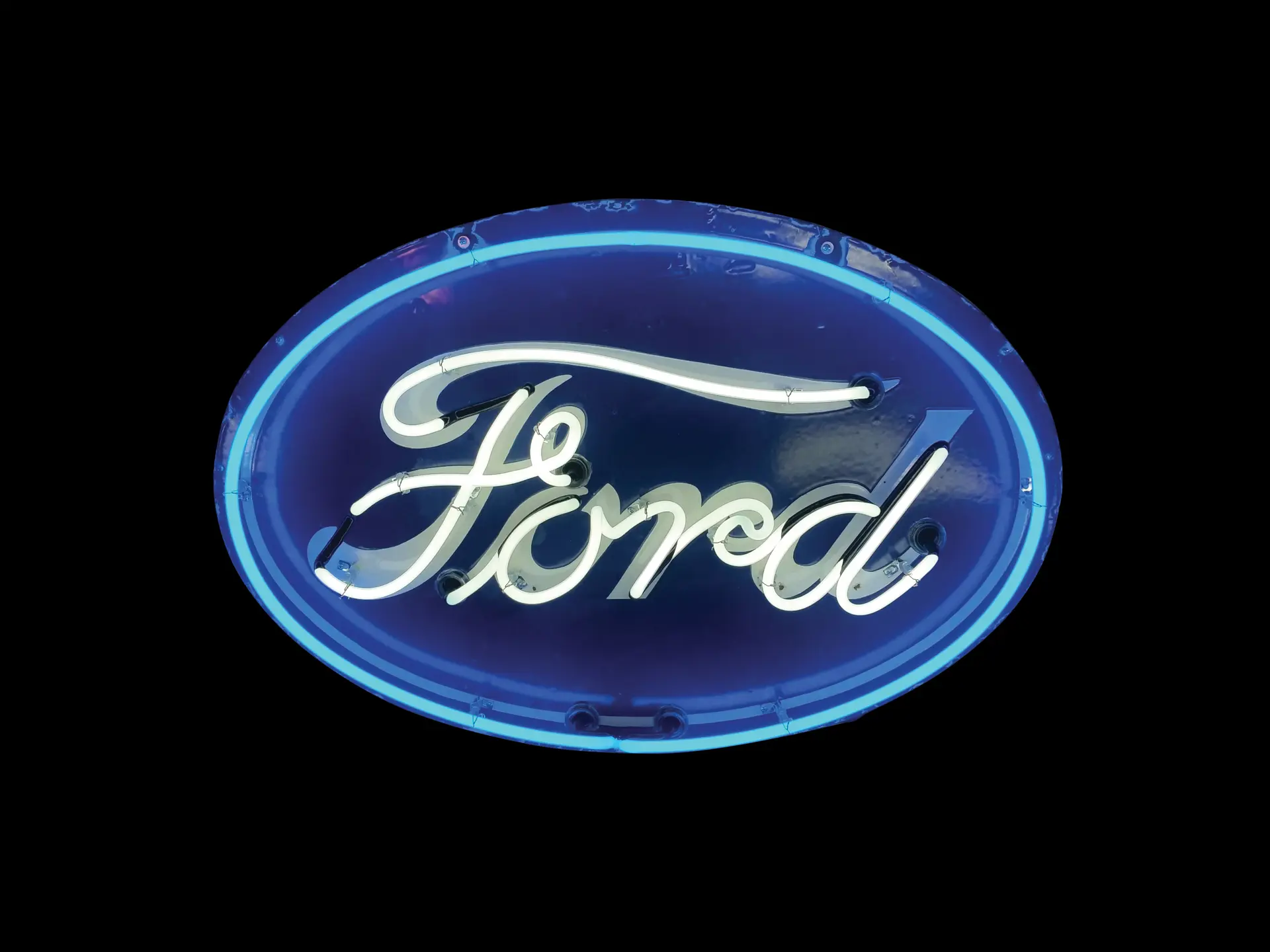 Ford Original Neon Porcelain Sign | Auburn Fall 2018 | RM Sotheby's