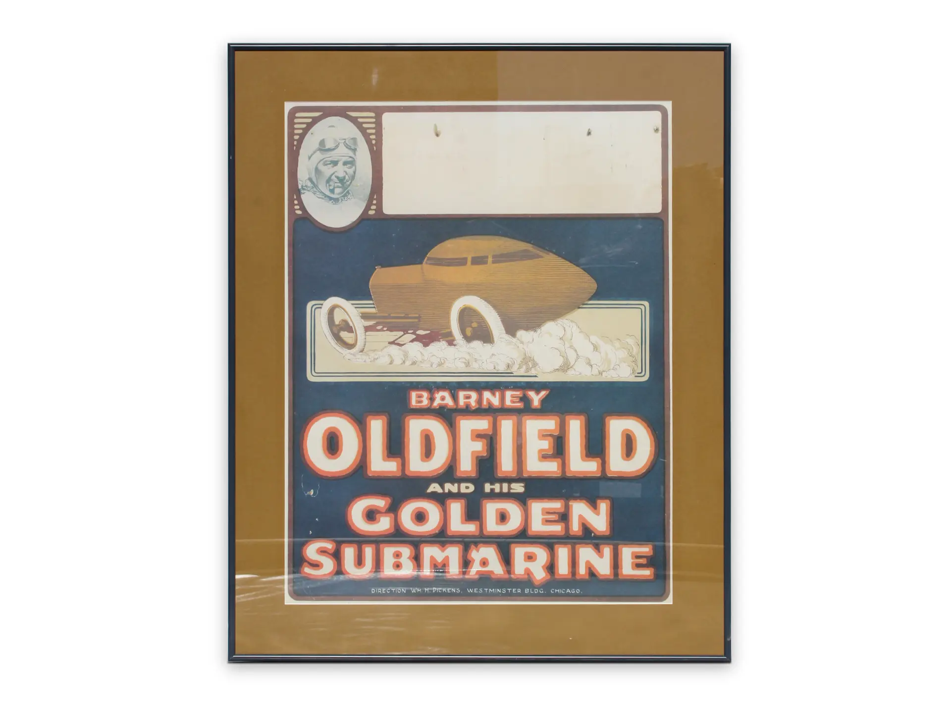Barney Oldfield's Golden Submarine Event Poster | Hershey 2023 | RM ...
