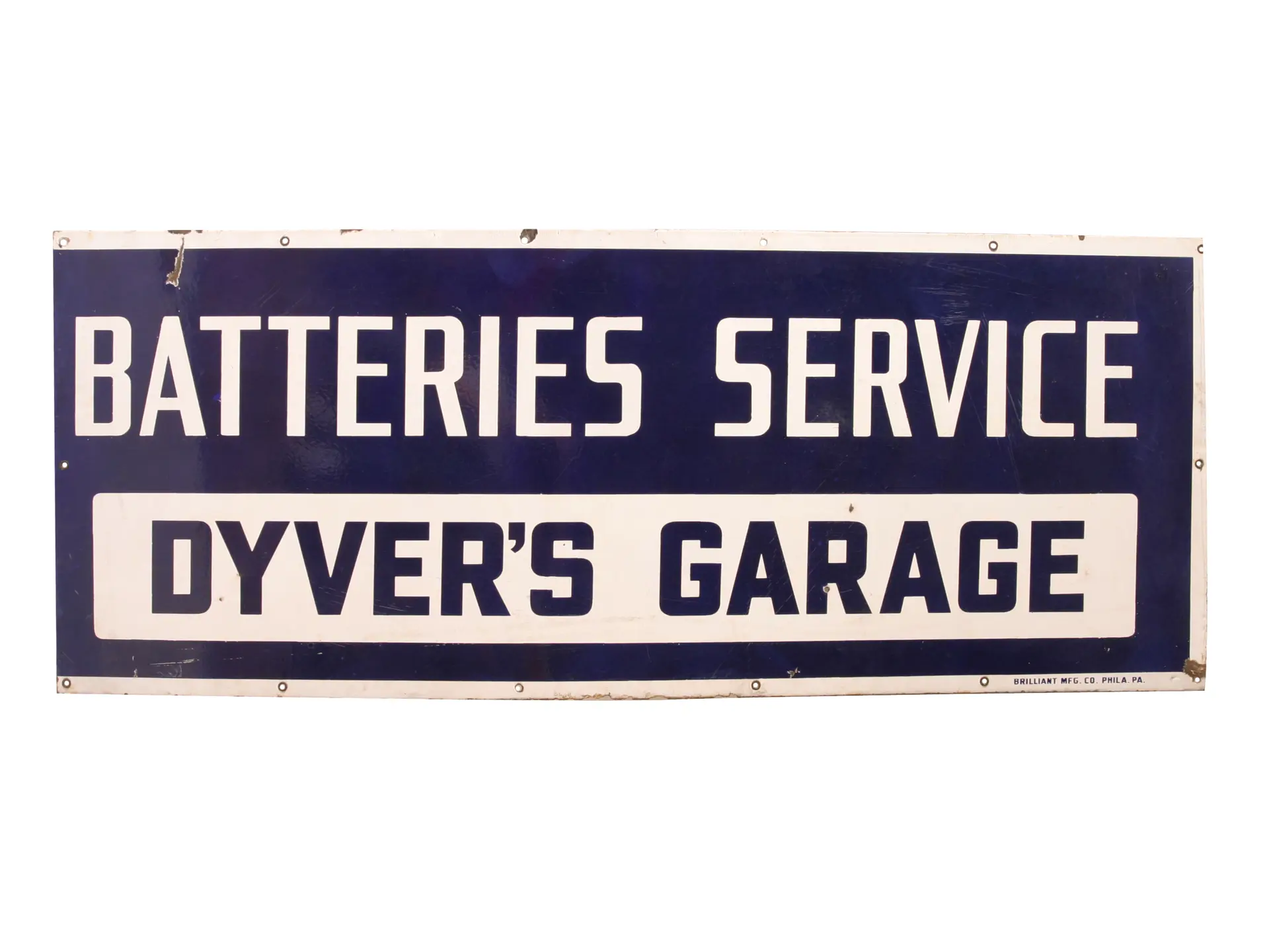 Batteries Service Dyver's Garage | The Dingman Ford Collection | RM ...