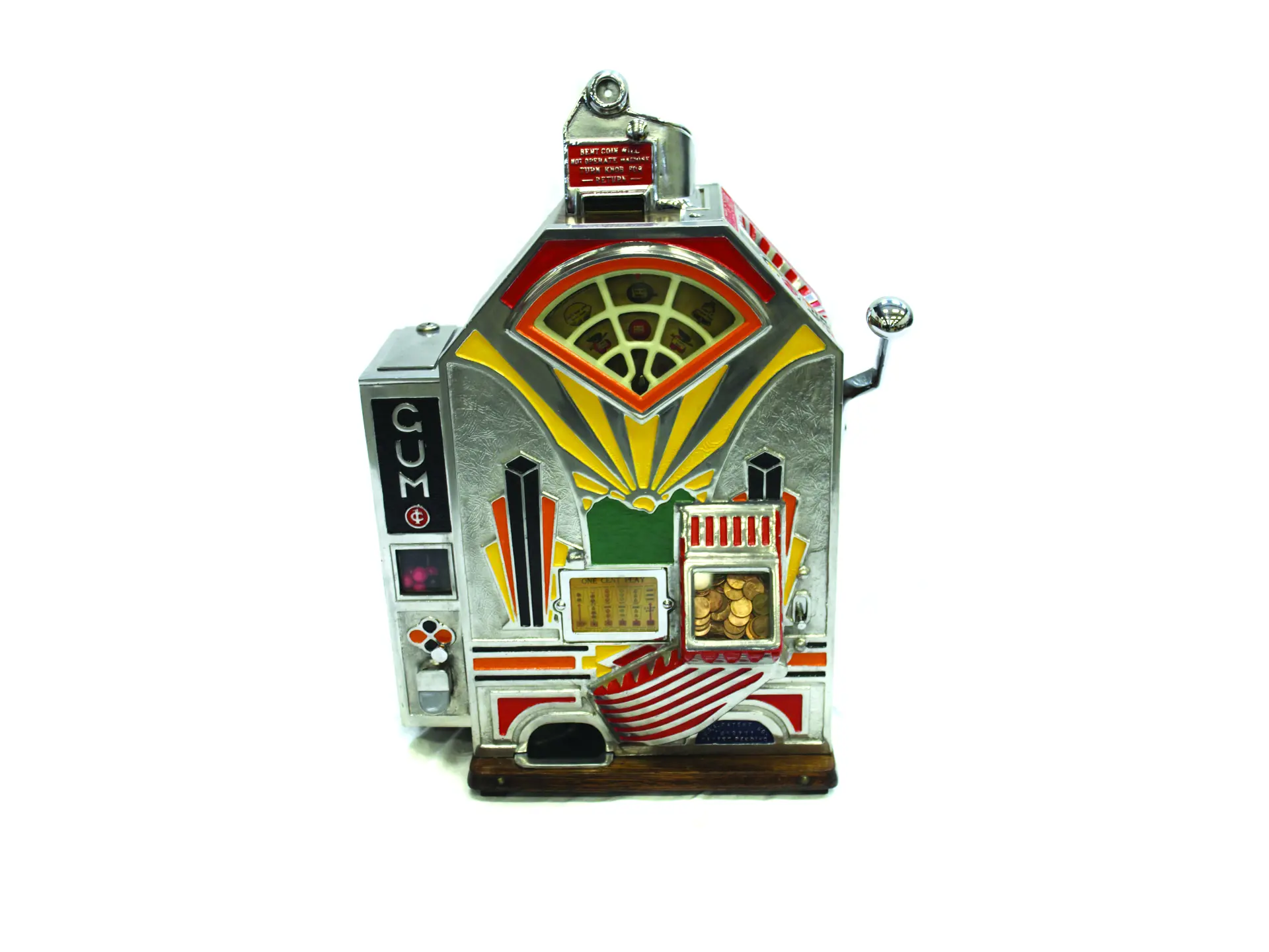 O. D Jennings - Little Duke with gumball vendor, 1 cent, slot machine ...