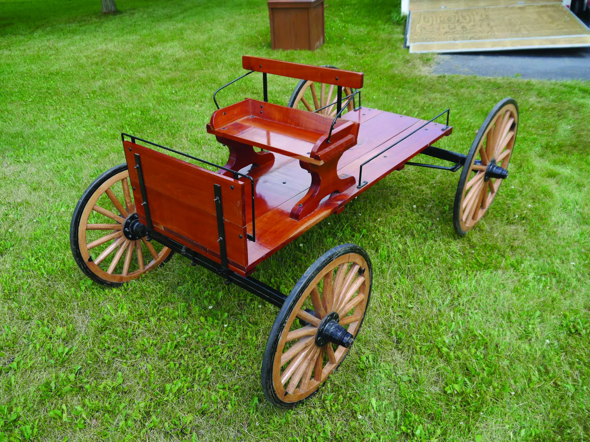 Miniature Buckboard wagon by Justin Carriage works | Auburn Fall 2016 ...