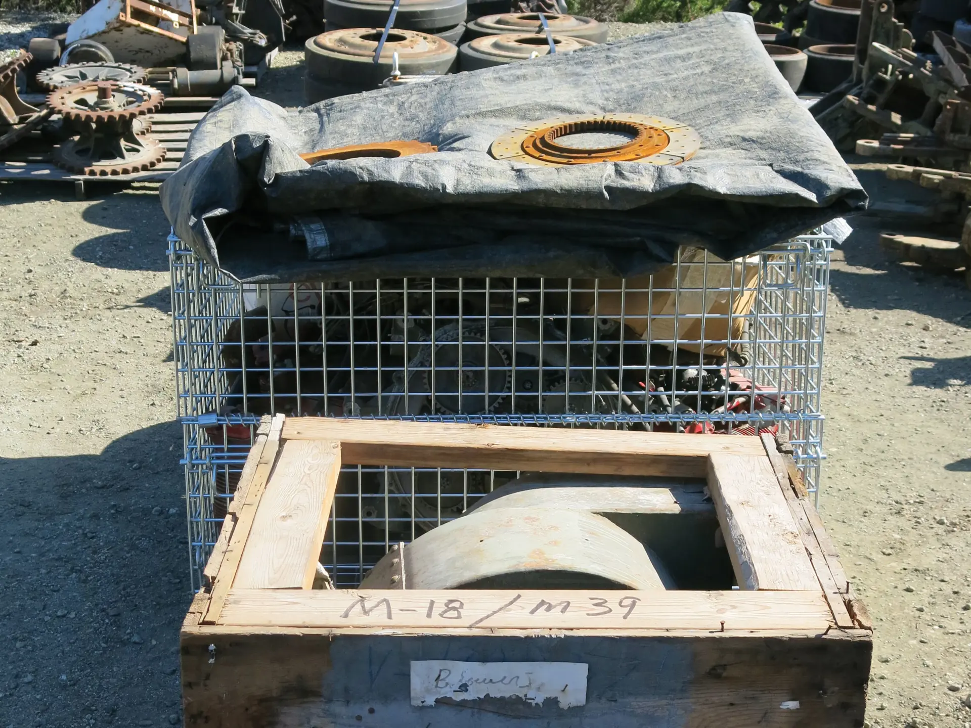 Eight Skids Of M-18 parts | The Littlefield Collection | RM Sotheby's