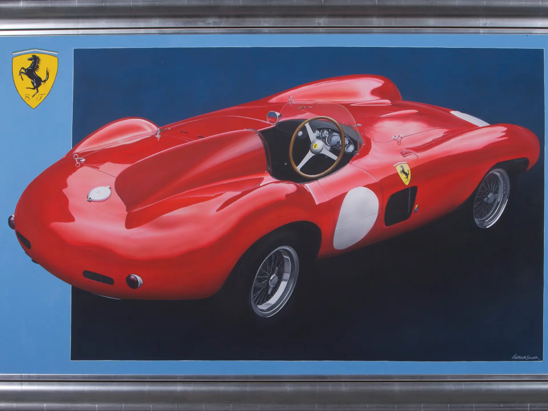 FERRARI 196S DINO; ACRYLIC ON CANVAS | Automobiles of London 2009 | RM ...