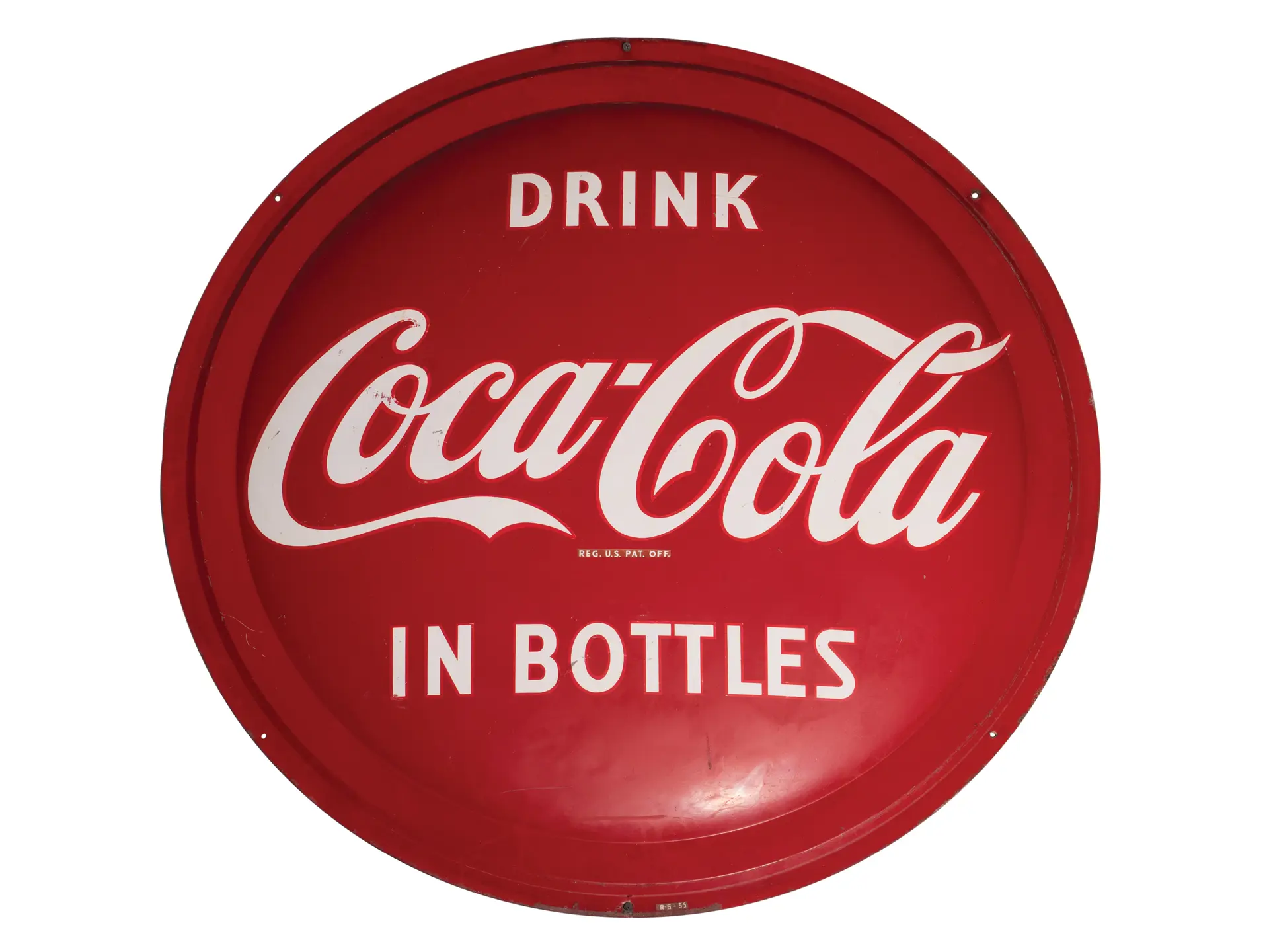 Coca-Cola Button Sign | The Dingman Collection | RM Sotheby's