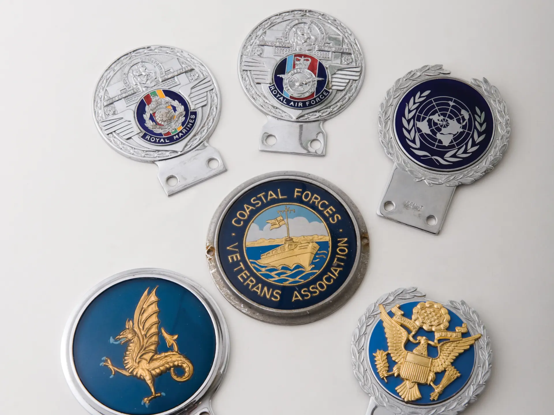 Marine and Air Force Badges (6) | Vintage Motor Cars of Hershey 2010 ...
