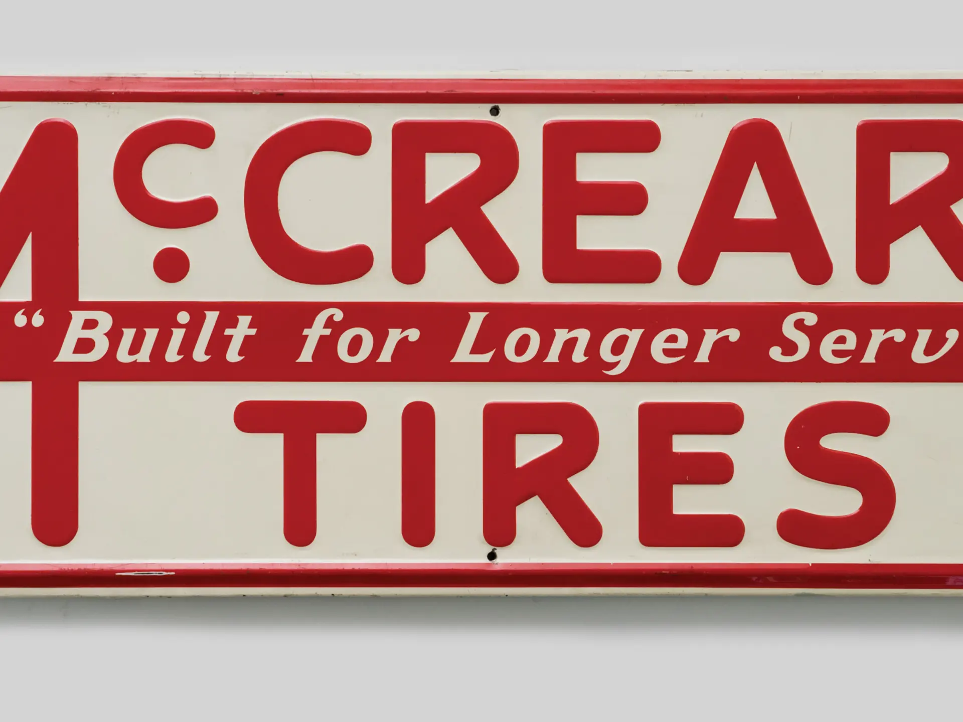 McCreary Tires Sign | Vintage Motor Cars of Hershey 2010 | RM Sotheby's
