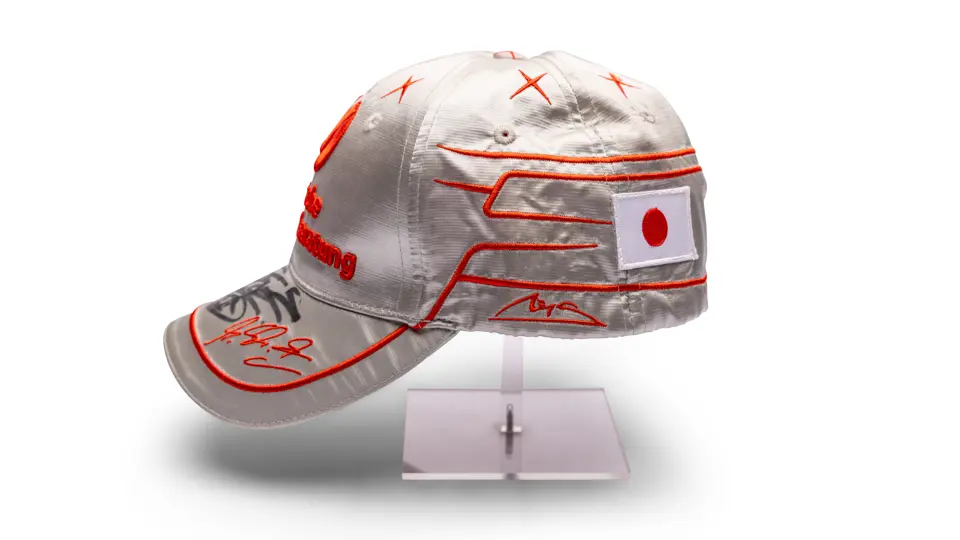 Three Michael Schumacher Formula 1 Signed Signed Caps | The Schumacher ...
