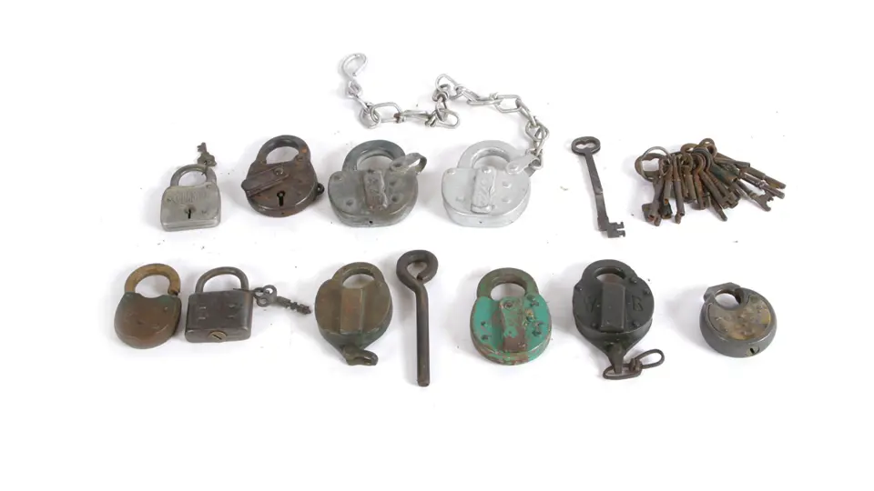 ASSORTED VINTAGE LOCKS | Private Collection of Tom & Marlene Stackhouse ...