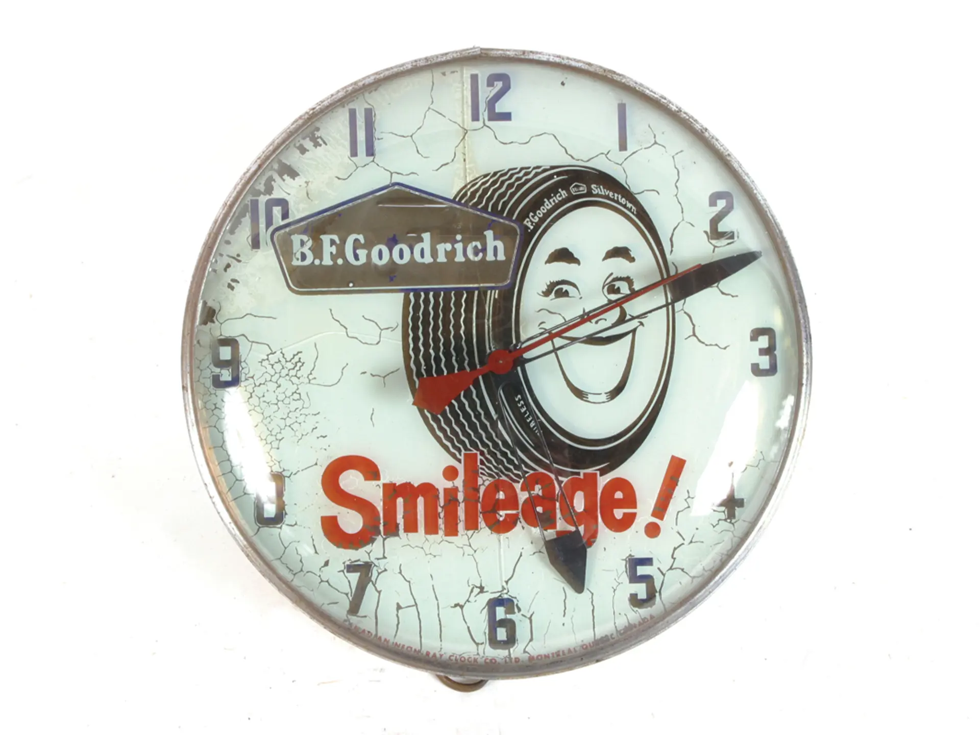 B.F. GOODRICH CLOCK | Private Collection of Tom & Marlene Stackhouse ...