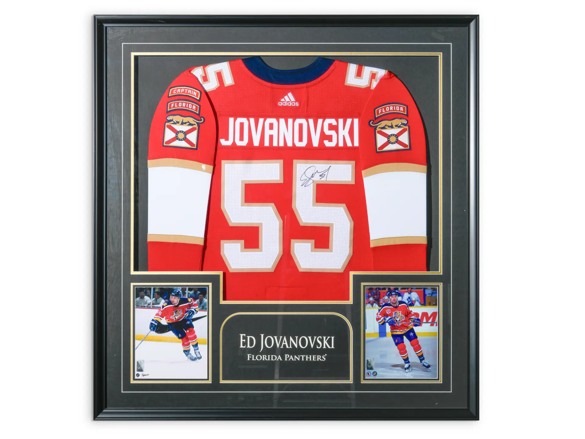 Ed Jovanovski Florida Panthers Autographed Commemorative Jersey | Dare ...
