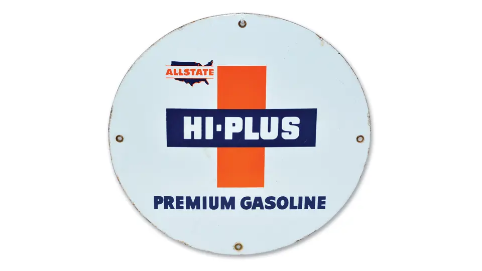 Allstate Hi-Plus Premium Gasoline with Logo Sign | Auburn Spring 2019 ...