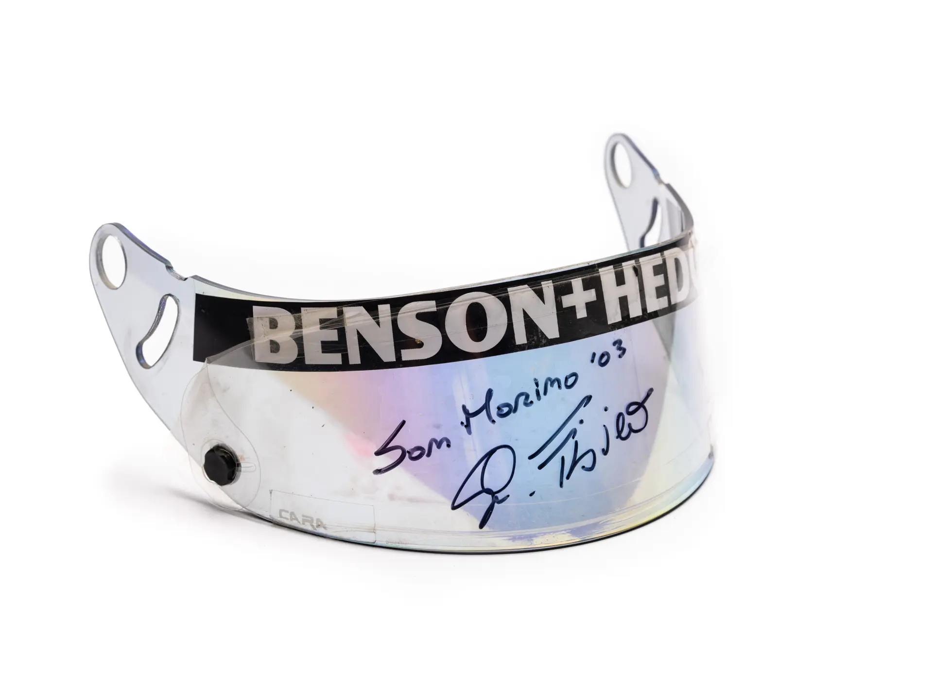 2003 Giancarlo Fisichella Jordan Grand Prix Formula 1 Signed Visor ...