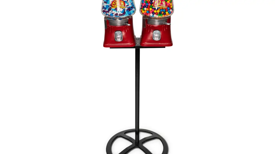 Silver King Gumball Machines on Stand | Handle with Fun | RM Sotheby's