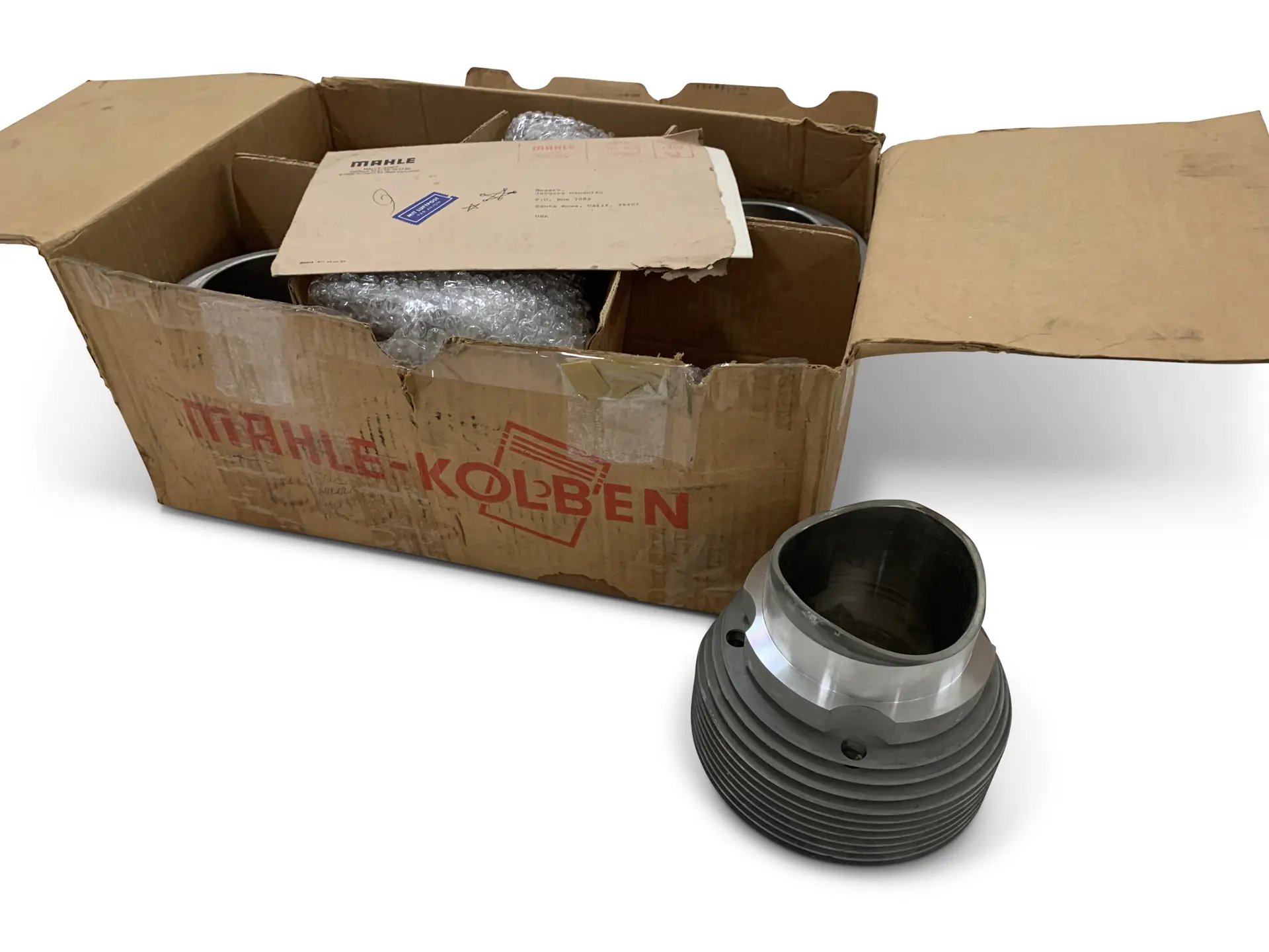 Mahle Kolben Porsche 356 Piston and Cylinder Assembly in Factory ...