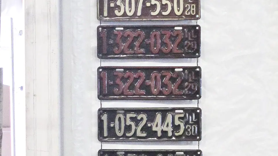 Six Digit Illinois License Plates 1925 - 1933 | The Lee Roy Hartung ...
