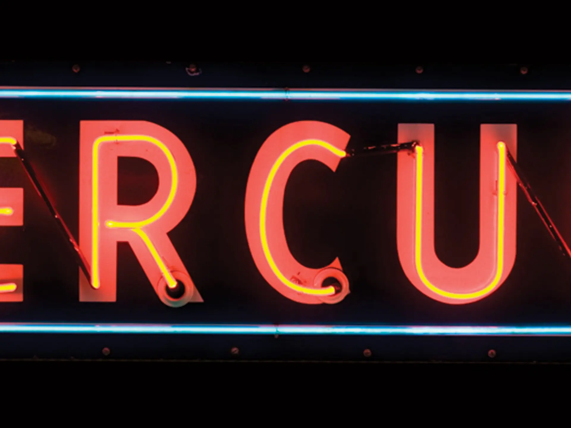 Mercury Neon Sign | Vintage Motor Cars of Hershey 2009 | RM Sotheby's