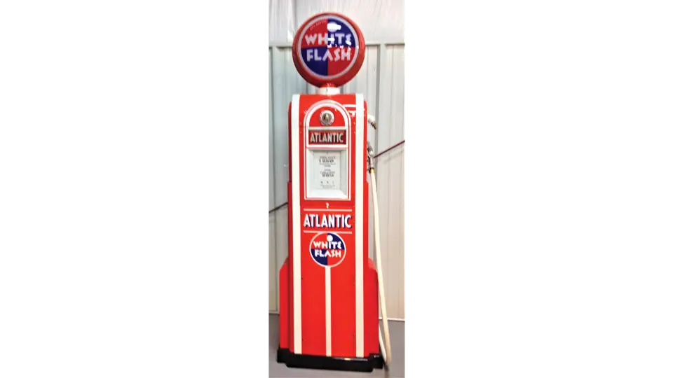 Wayne 60 Atlantic White Flash Gas Pump, Restored | Auburn Fall 2018 ...